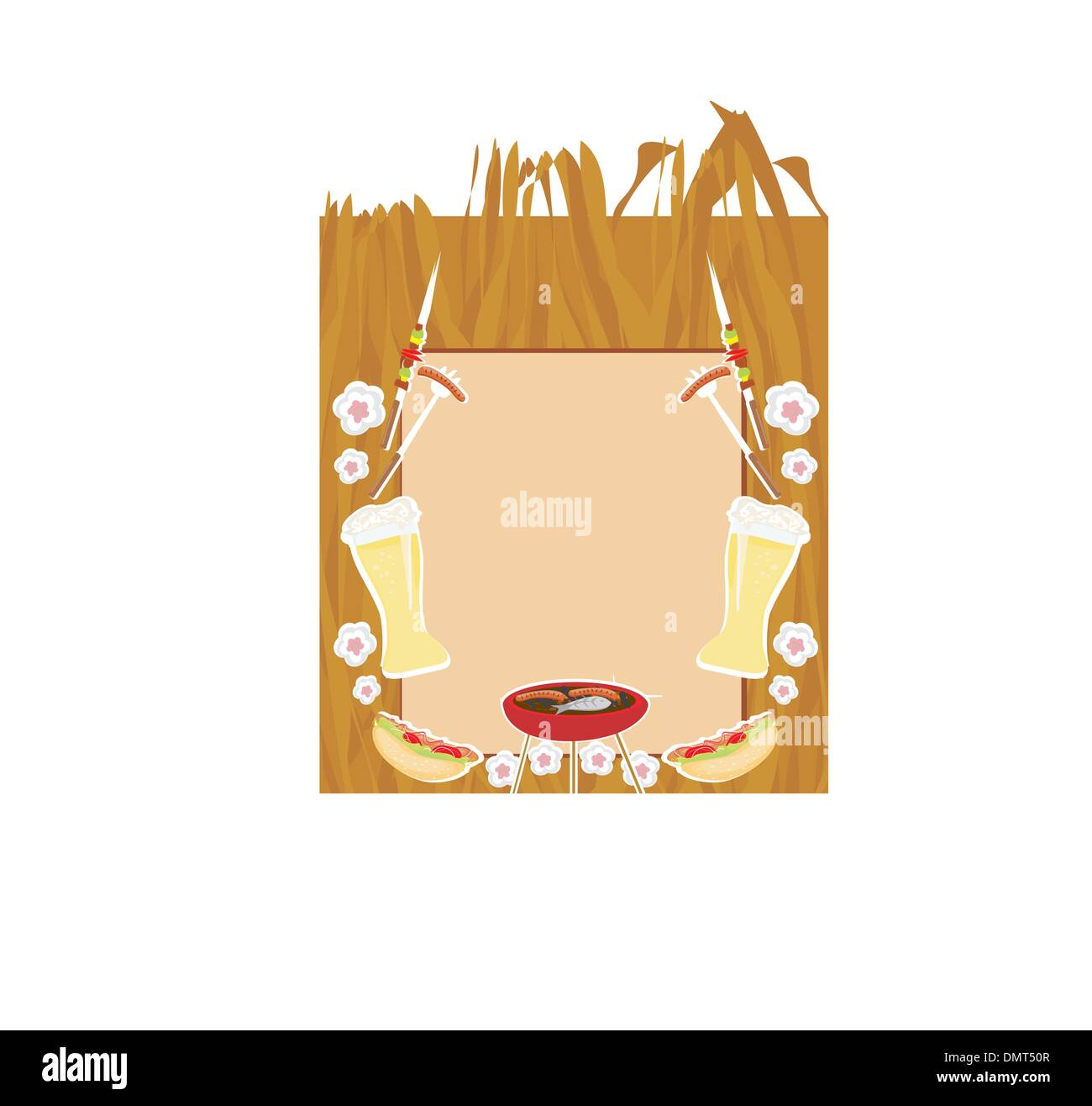 Barbecue Party Invitation Stock Vector Image & Art - Alamy