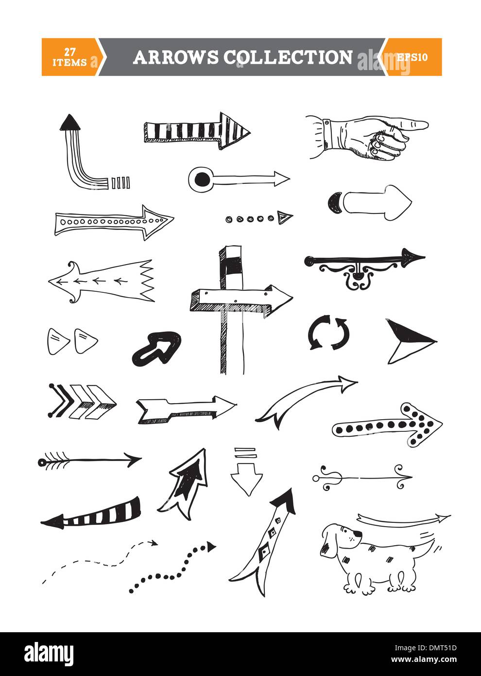Arrows vector collection Stock Vector Image & Art - Alamy