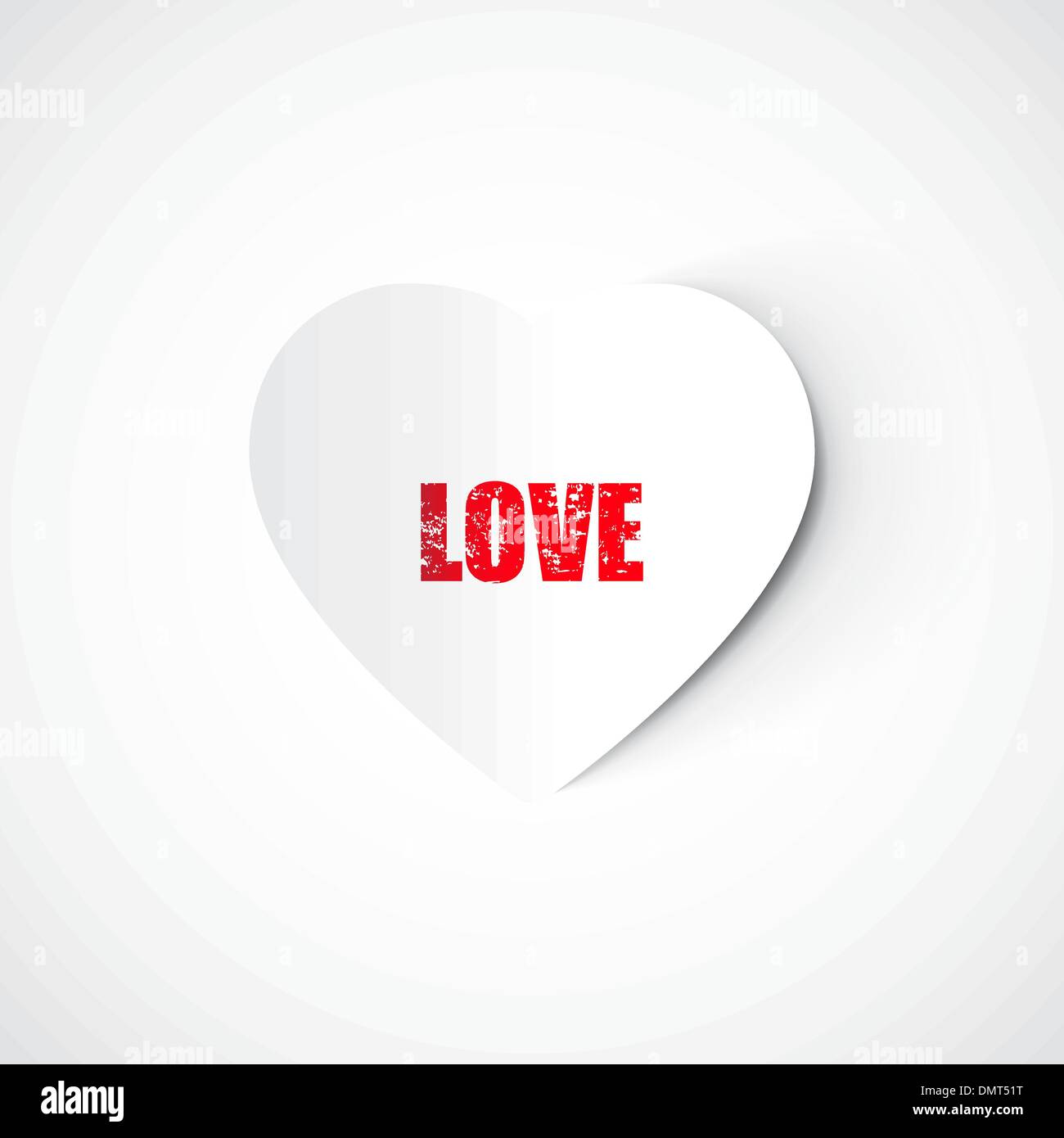 Paper heart decoration Stock Vector Images - Alamy