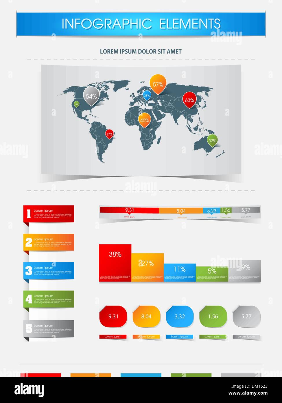 Infographics elements Stock Vector Images - Alamy