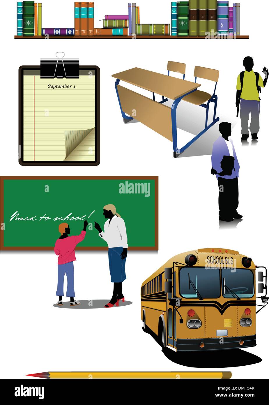 Teacher equipment Stock Vector Images - Alamy