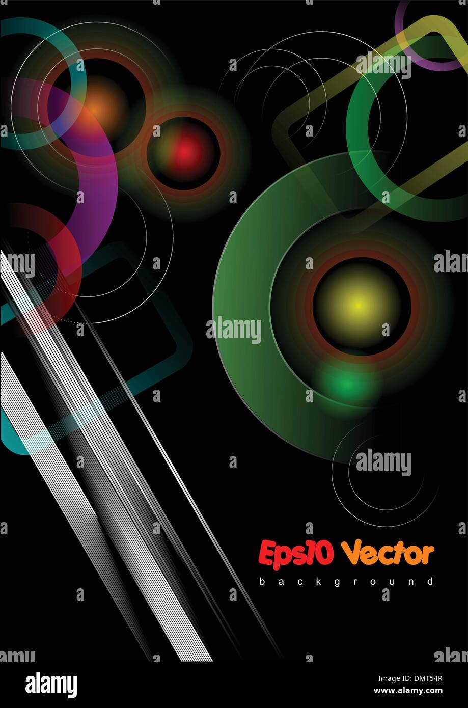 Eps 10 vector black background Stock Vector Image & Art - Alamy