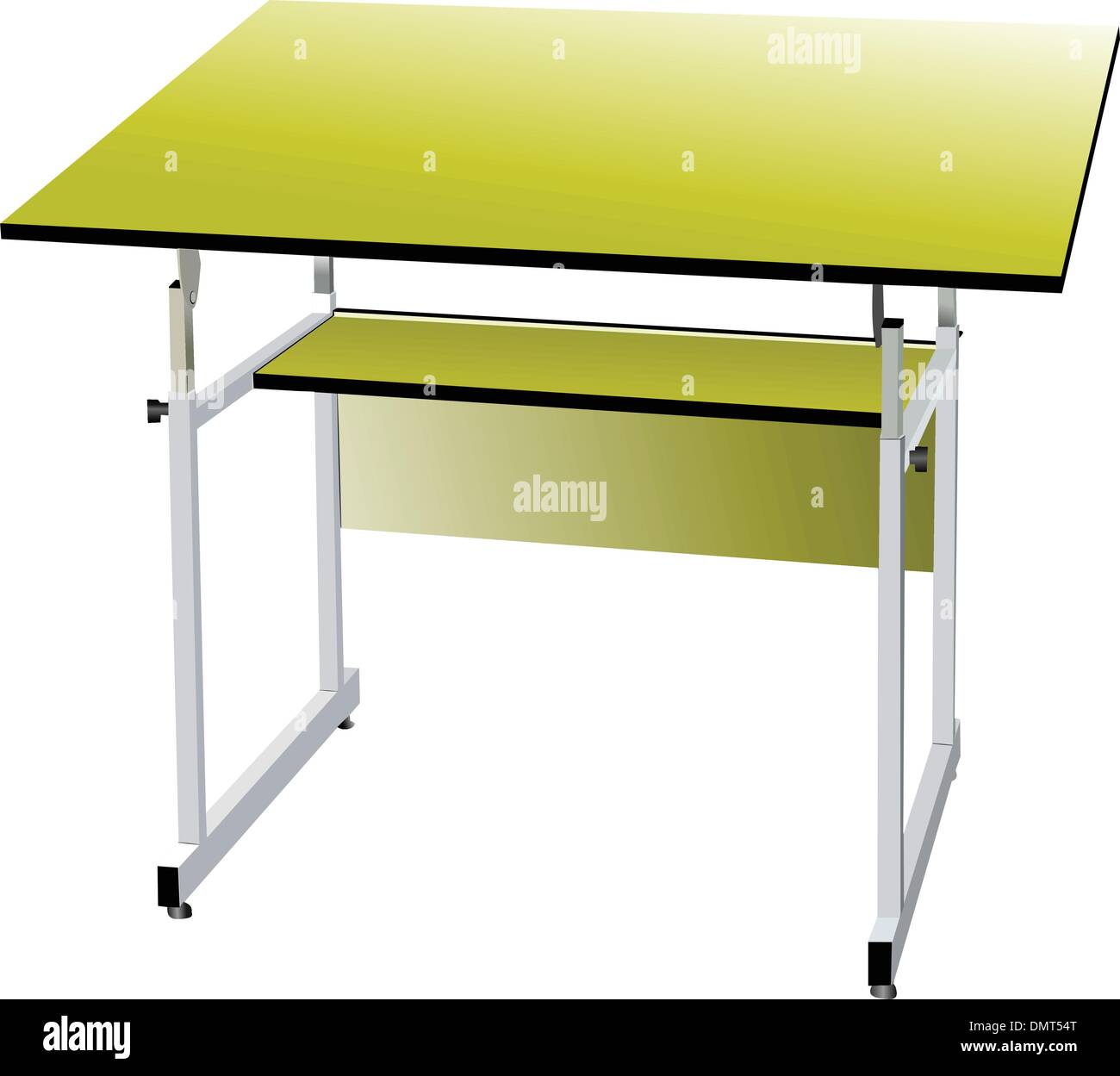 Schoolhouse desk Stock Vector Images - Alamy