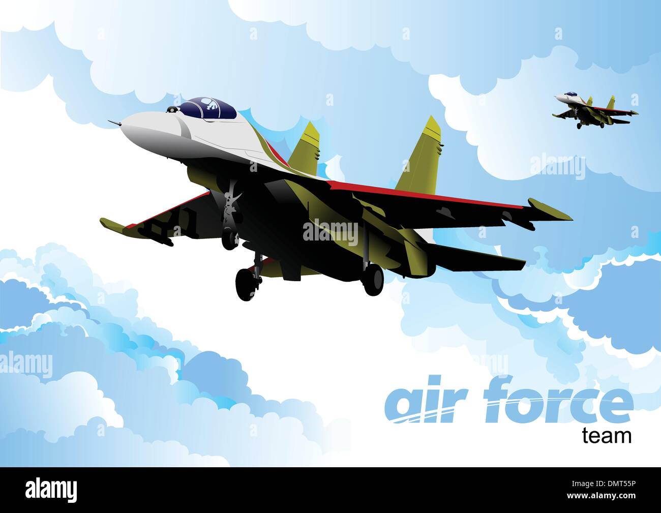 Air force team. Vector illustration Stock Vector Image & Art - Alamy