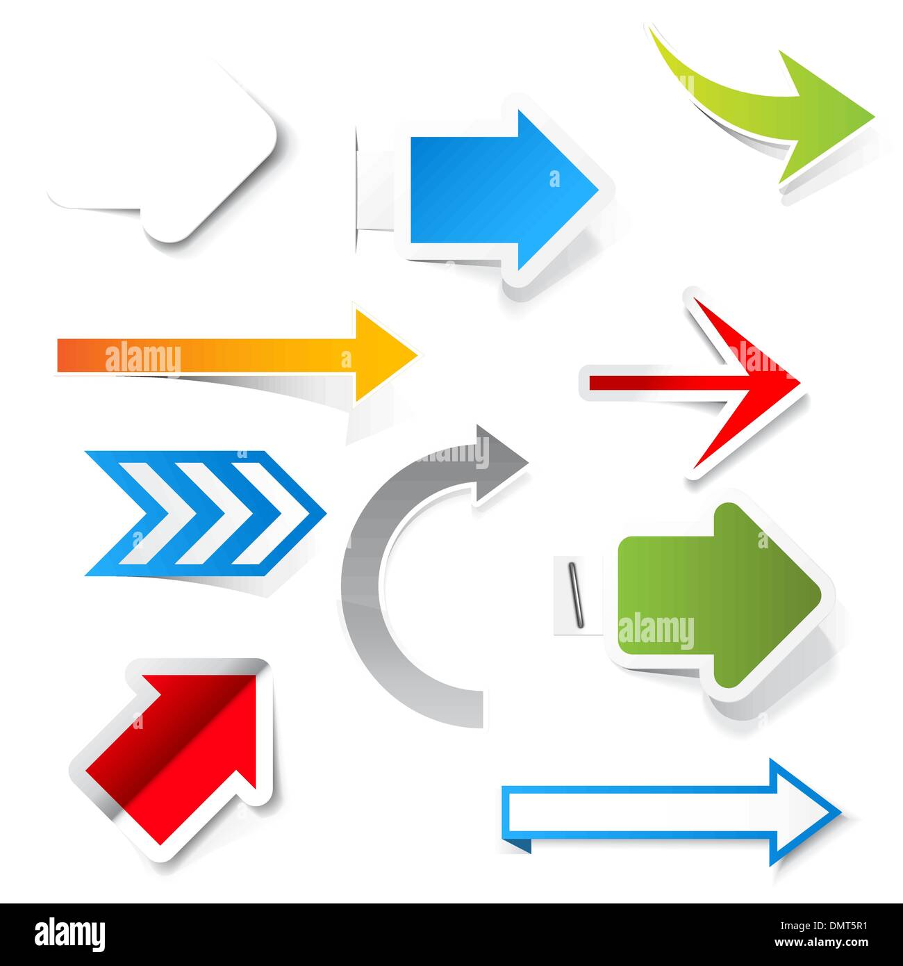 Corner arrows hi-res stock photography and images - Alamy