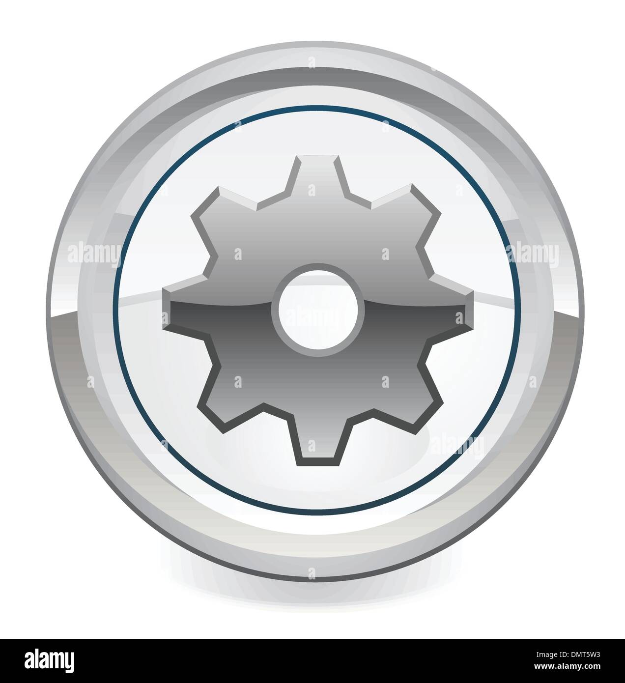 Isolated Vector Gears on white background Stock Vector Image & Art - Alamy