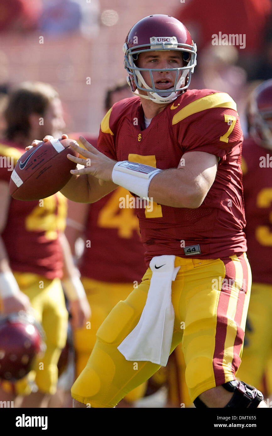 Stanford Cardinal visiting the USC Trojans at the Los Angeles Memorial ...