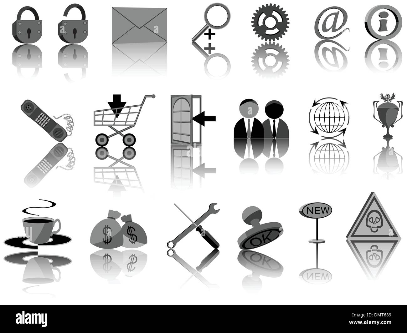Door set icons in Stock Vector Images - Alamy