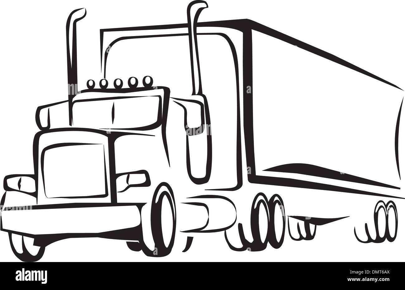 Motion truck Stock Vector Images - Alamy