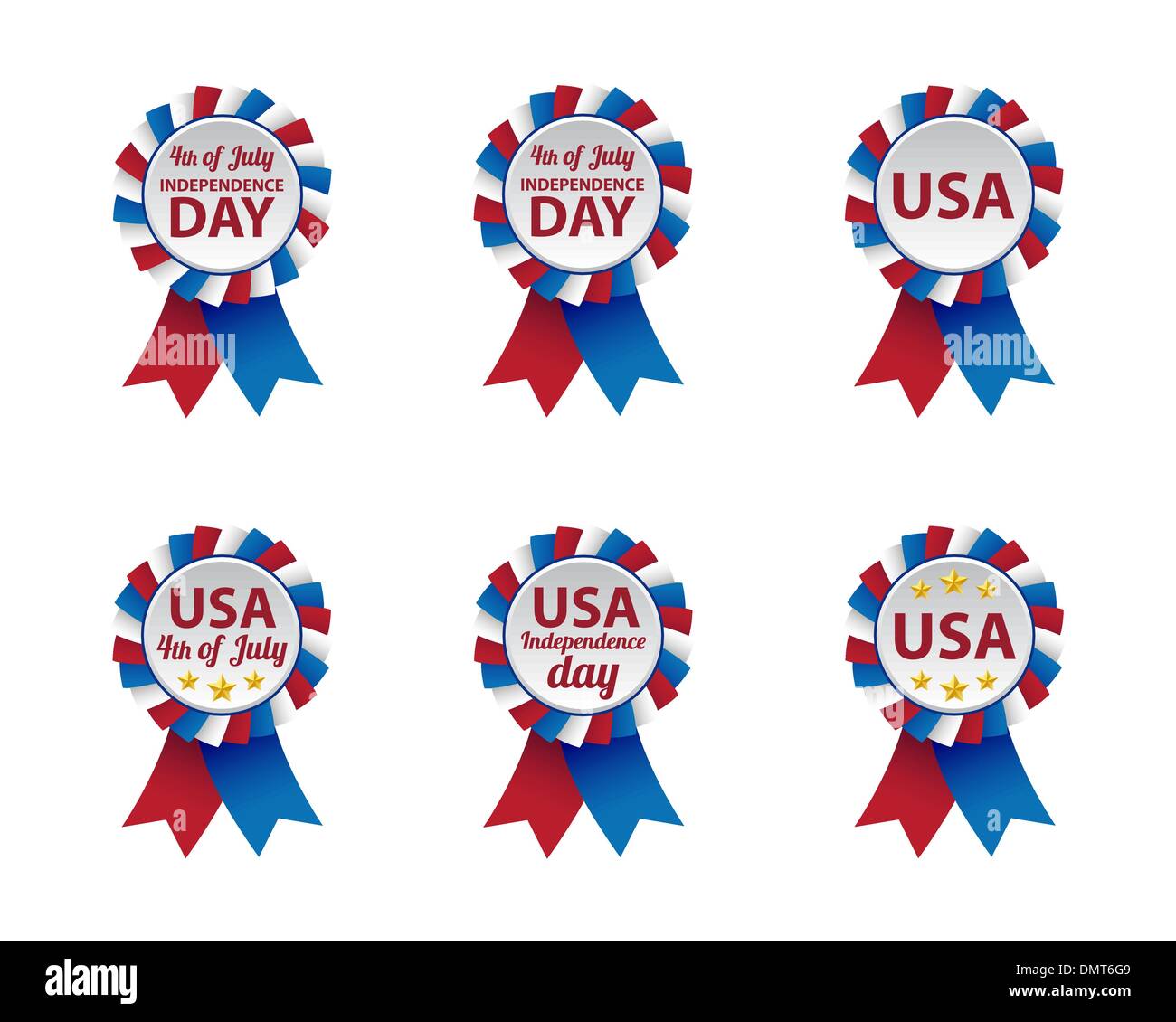 Usa flag badges icon Stock Vector Images - Alamy
