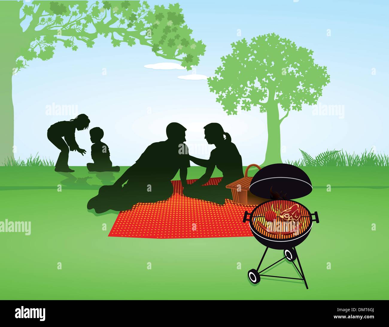 Picnic Stock Vector Images - Alamy