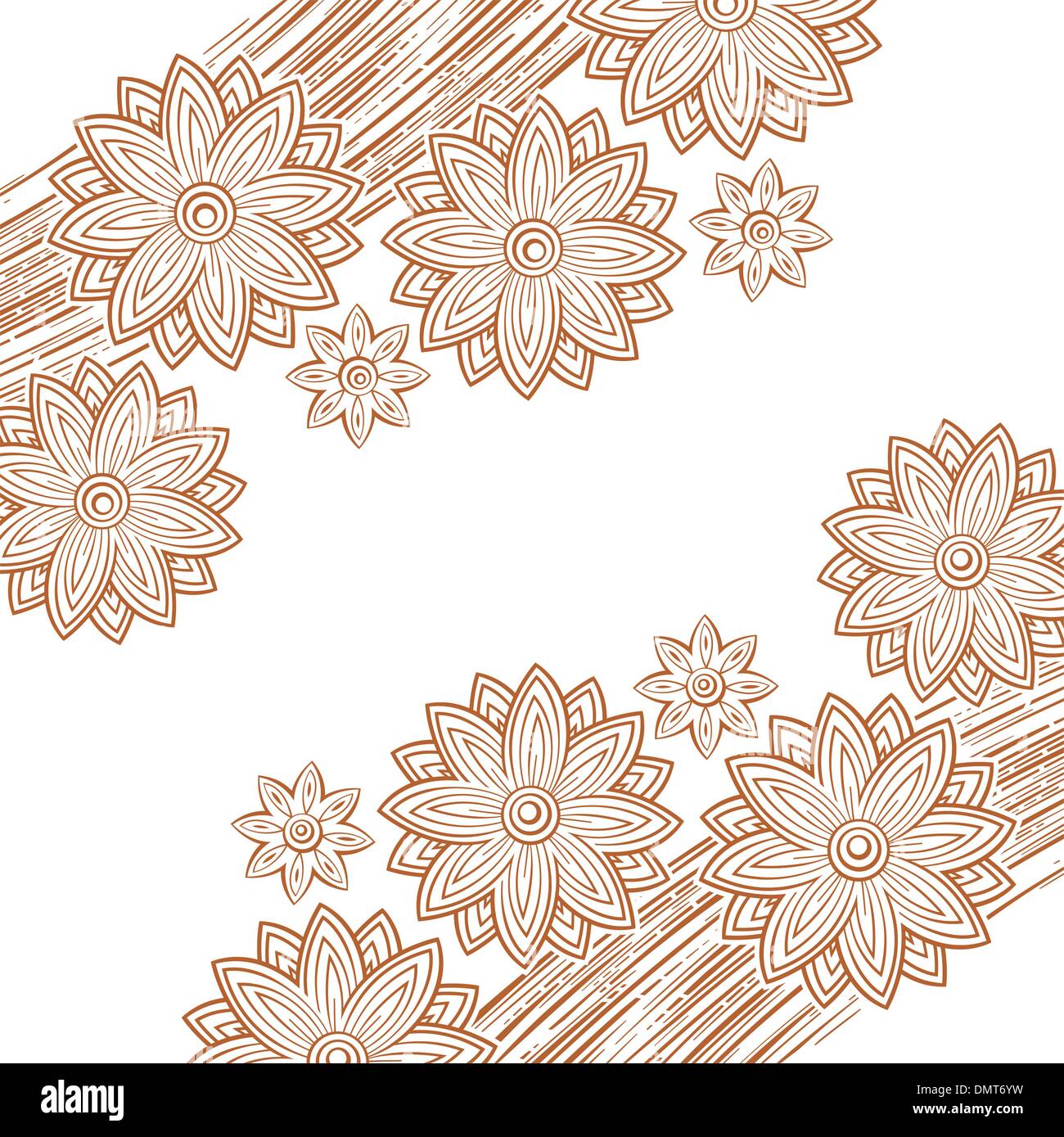 Flower decoration Stock Vector Images - Alamy