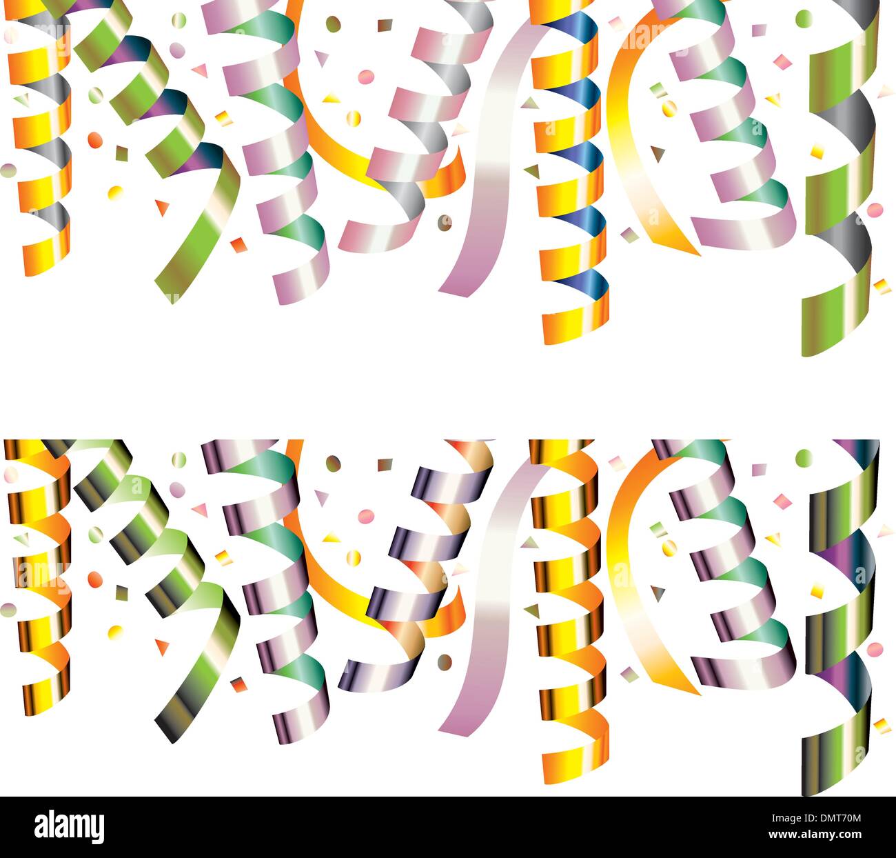 Streamers vector vectors hi-res stock photography and images - Alamy