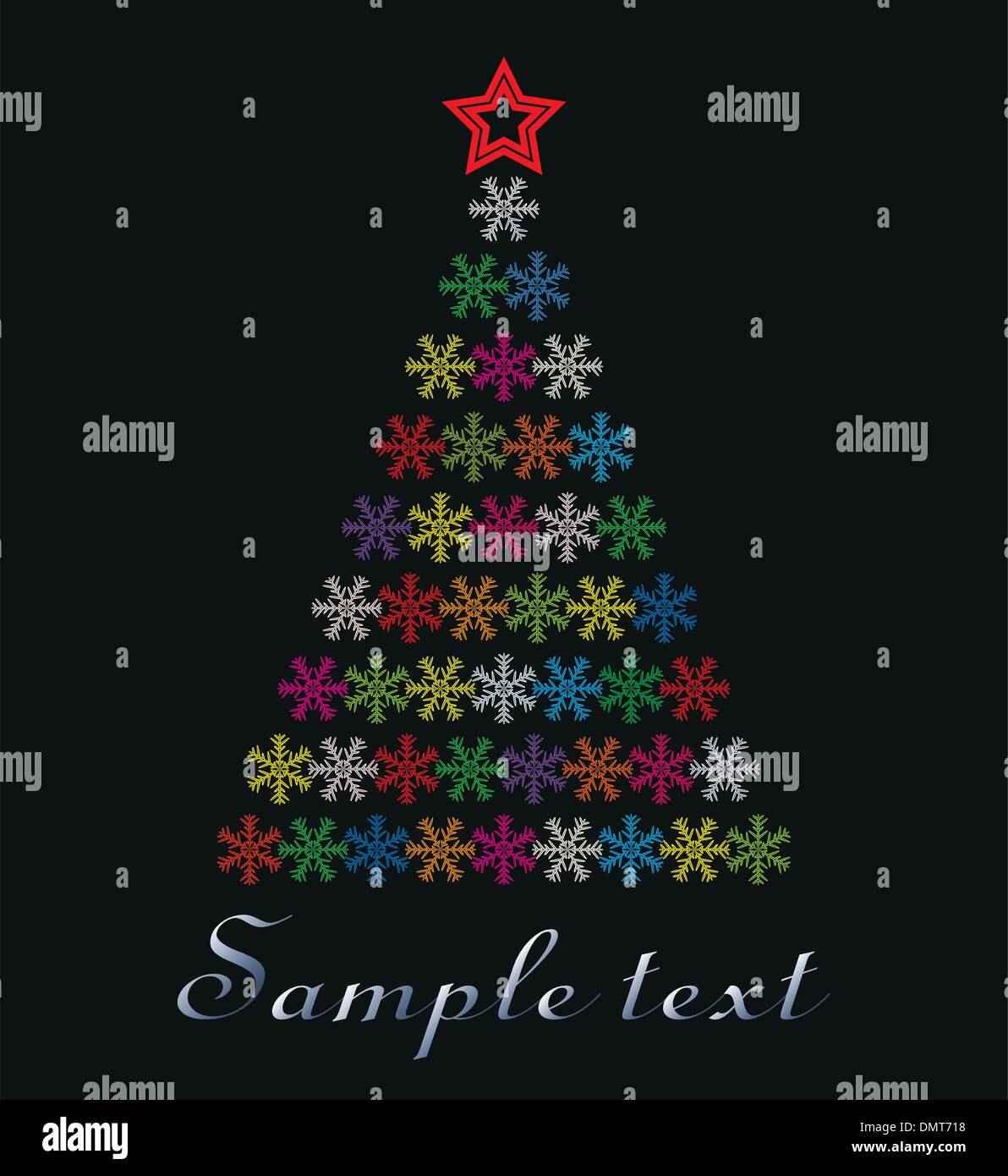 abstract christmas tree Stock Vector Image & Art - Alamy