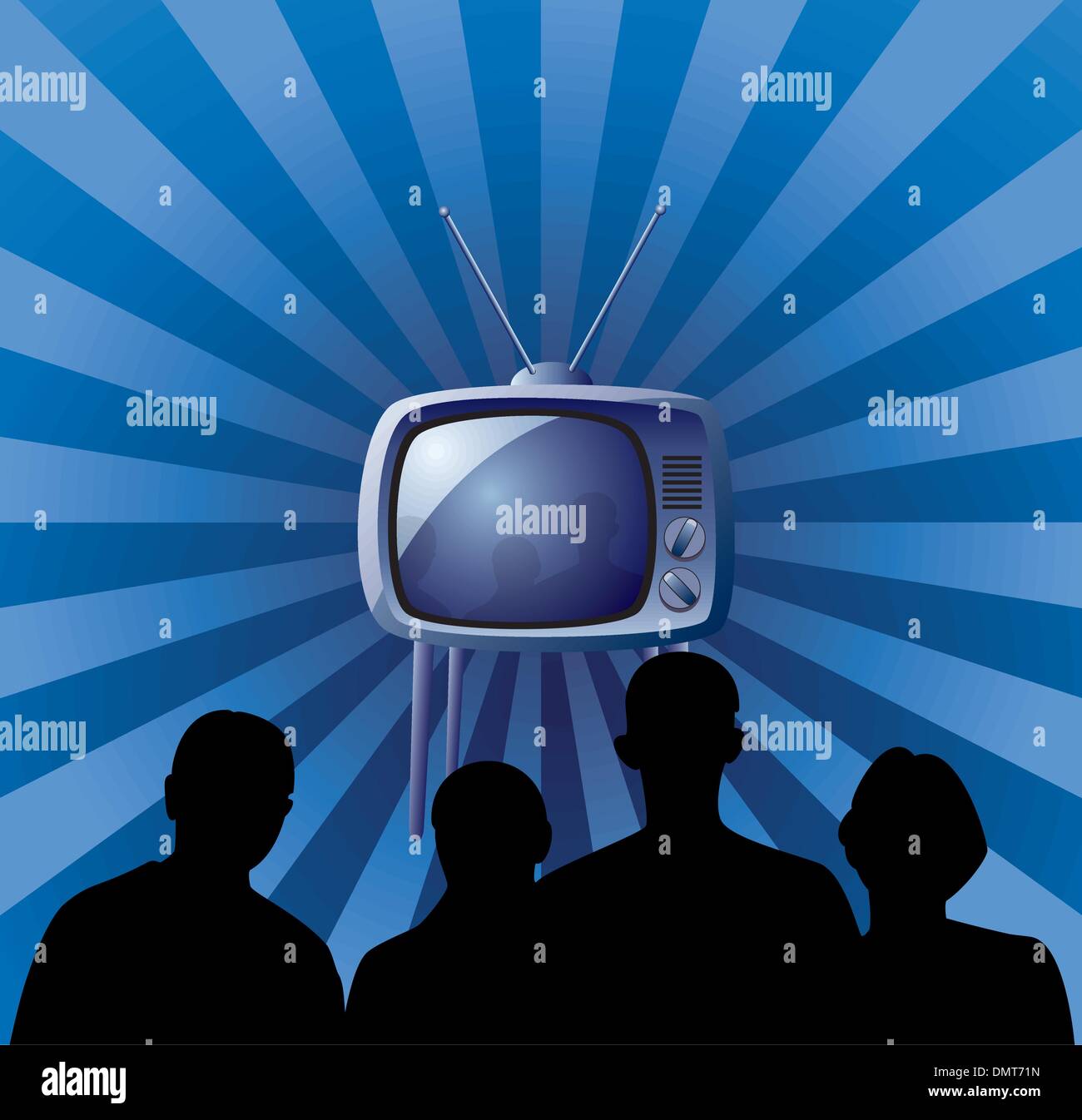 Film family Stock Vector Images - Alamy