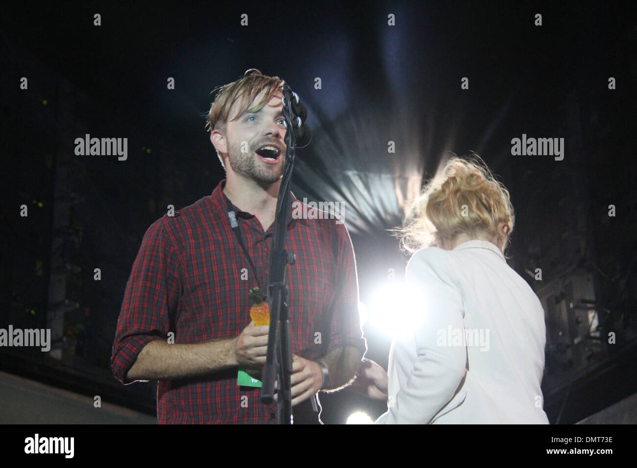 One of the judges, Susie Porter announces the award for best male actor ...