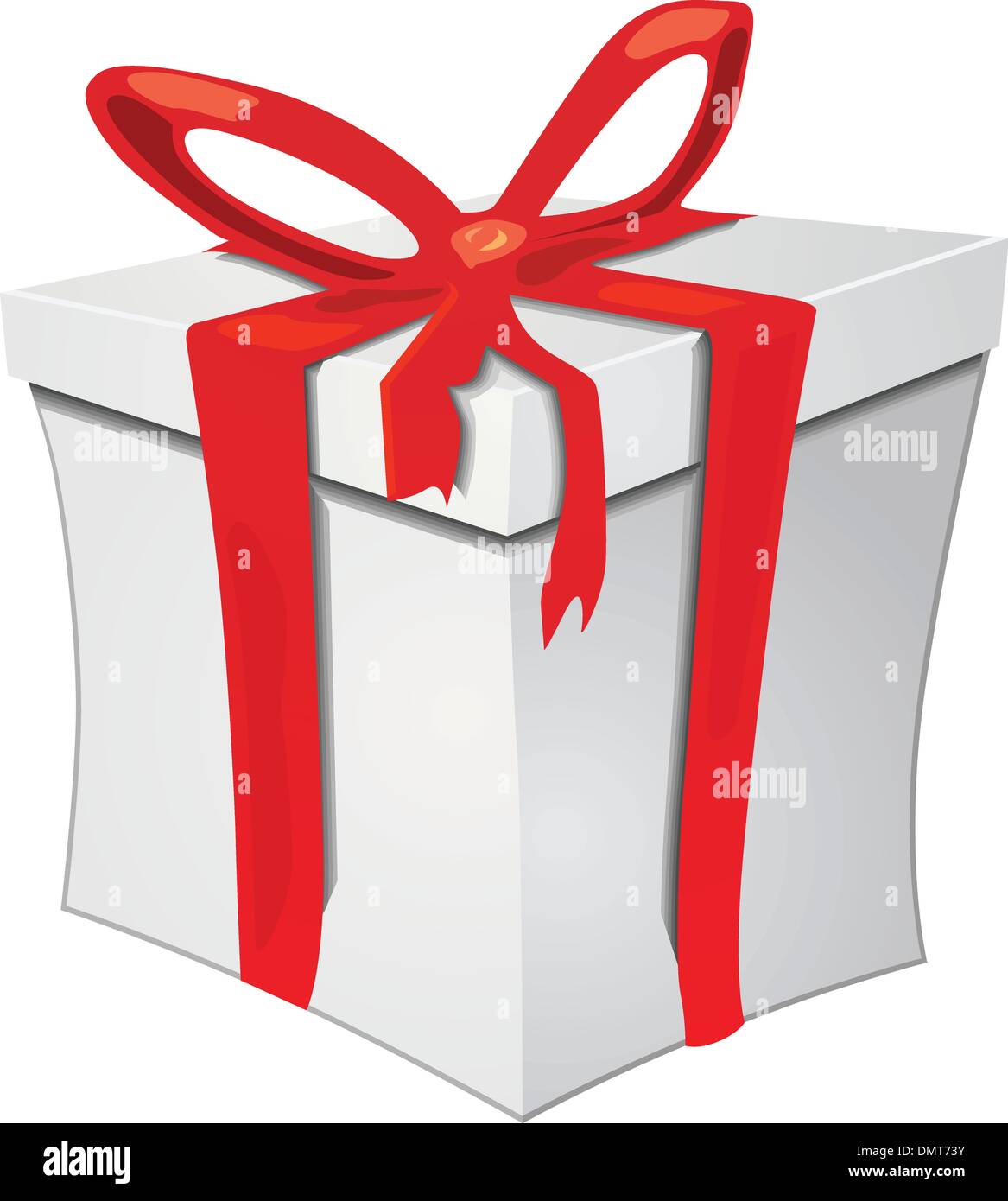 Gift box ribbon letter Stock Vector Images - Alamy