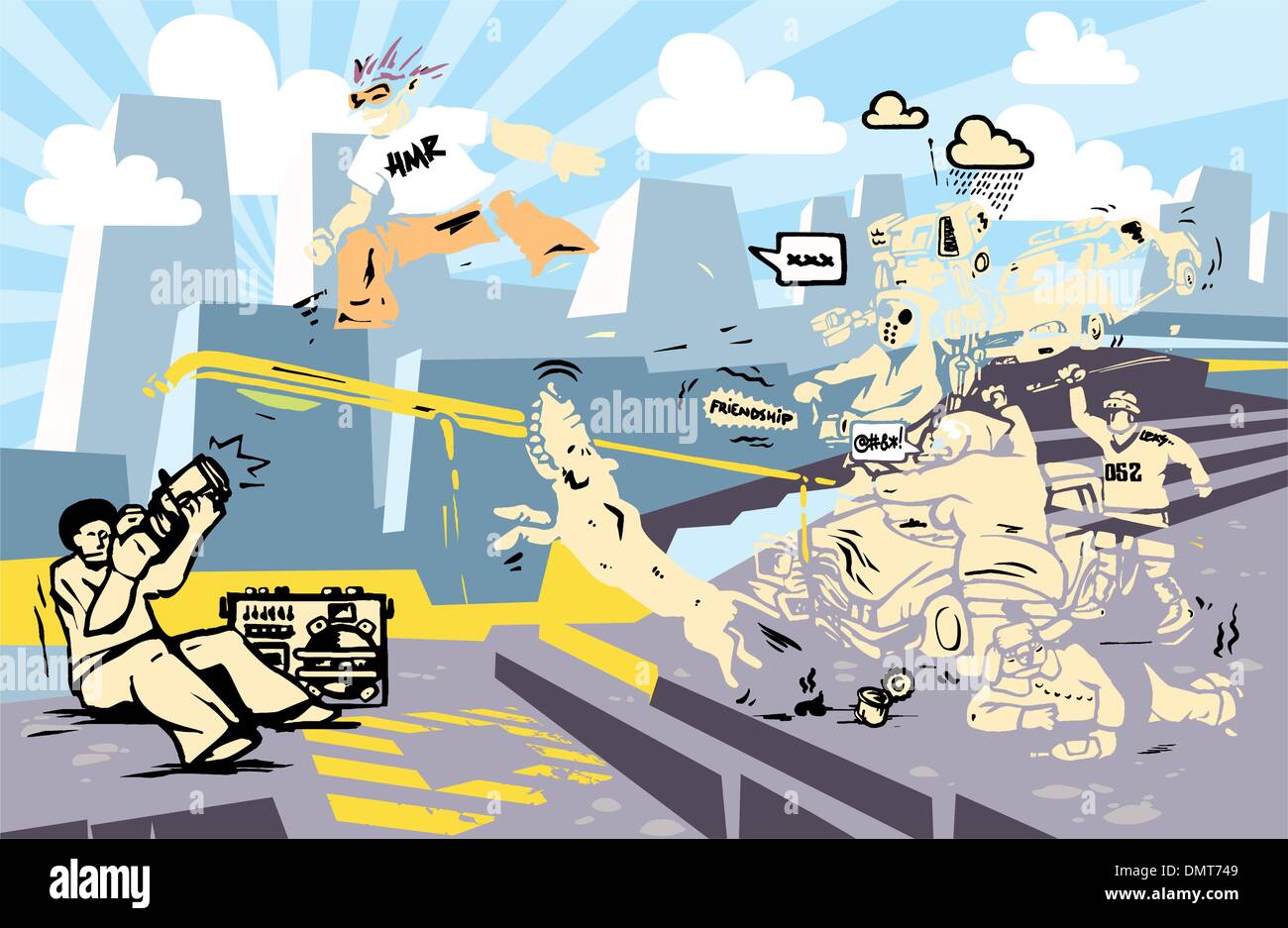 Adrenaline challenge Stock Vector Images - Alamy