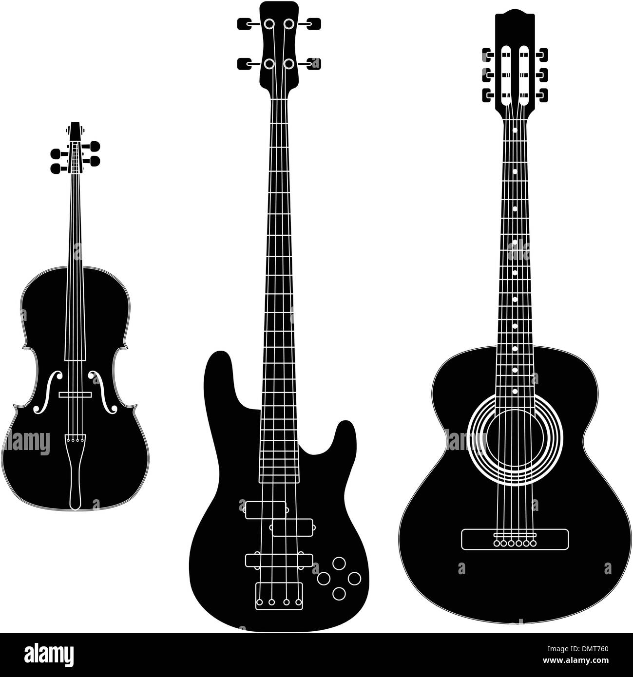 Isolated musical instruments Stock Vector Images - Alamy