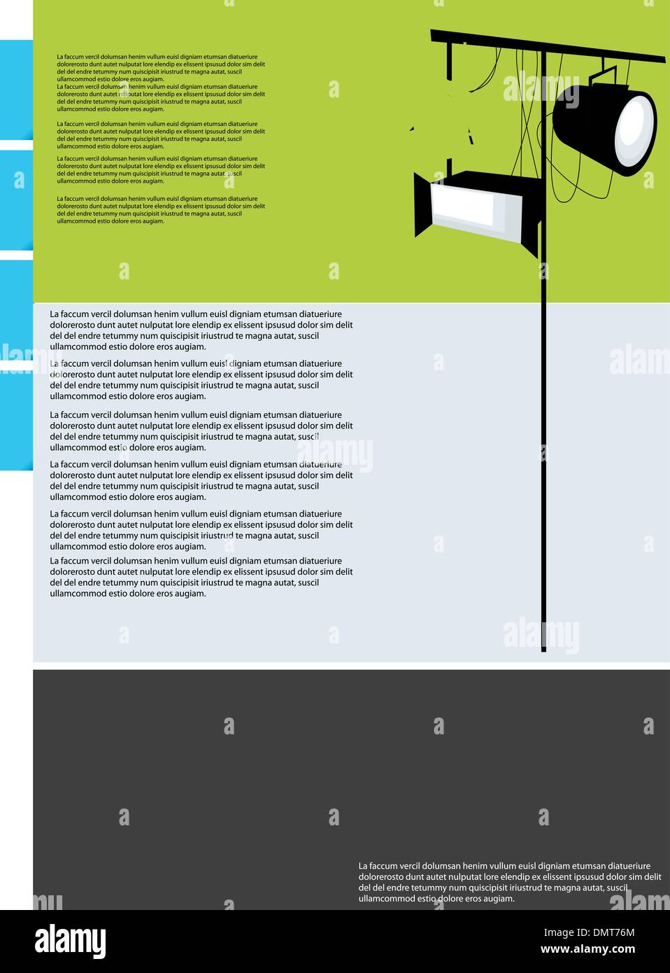 Visual art web page layout Stock Vector Image & Art - Alamy