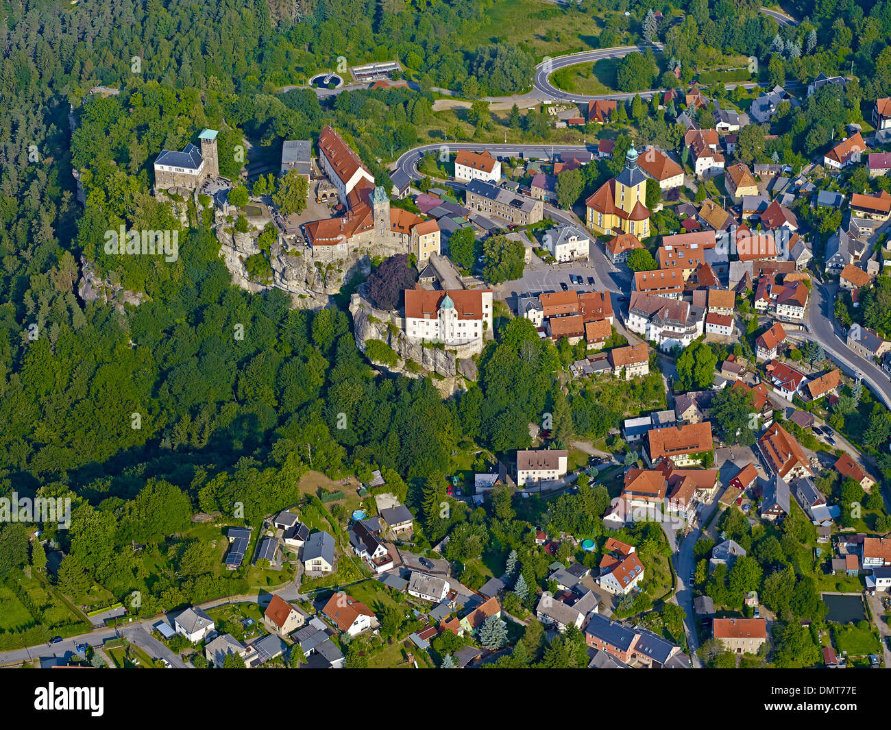 Hohenstein castle and city, Saxon Switzerland-East Ore Mountains ...