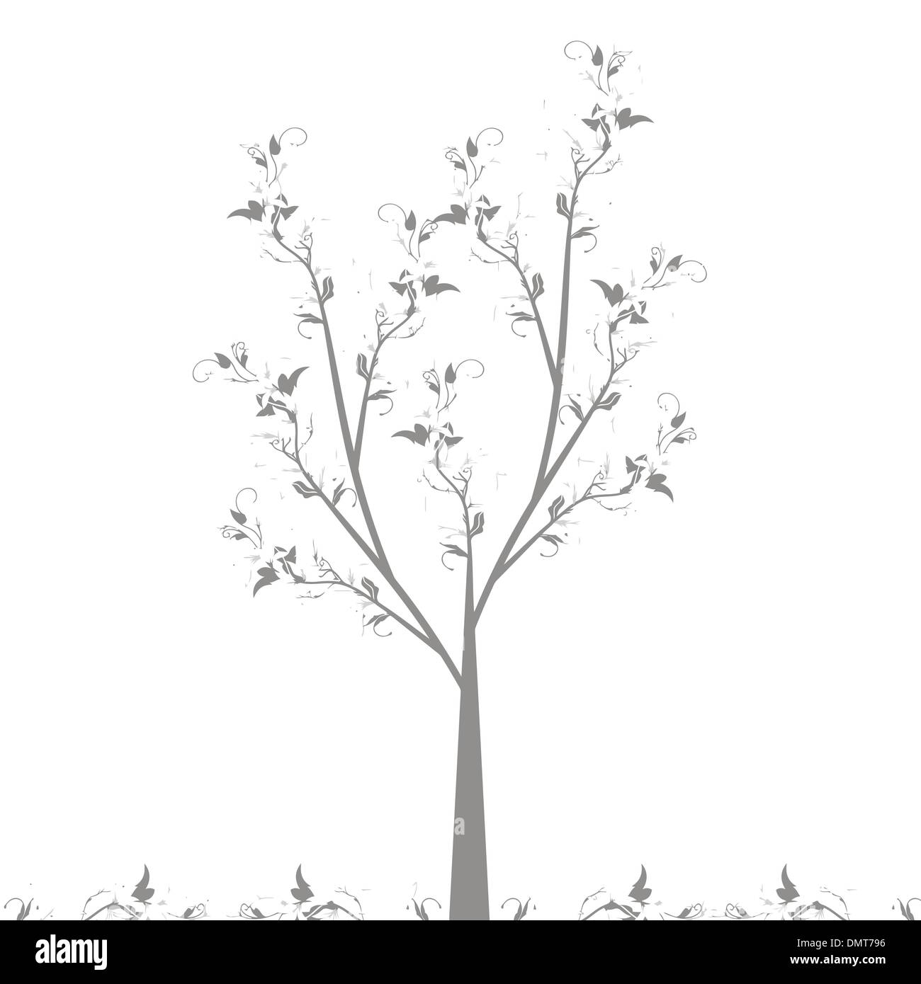 Gray tree bark Stock Vector Images - Alamy