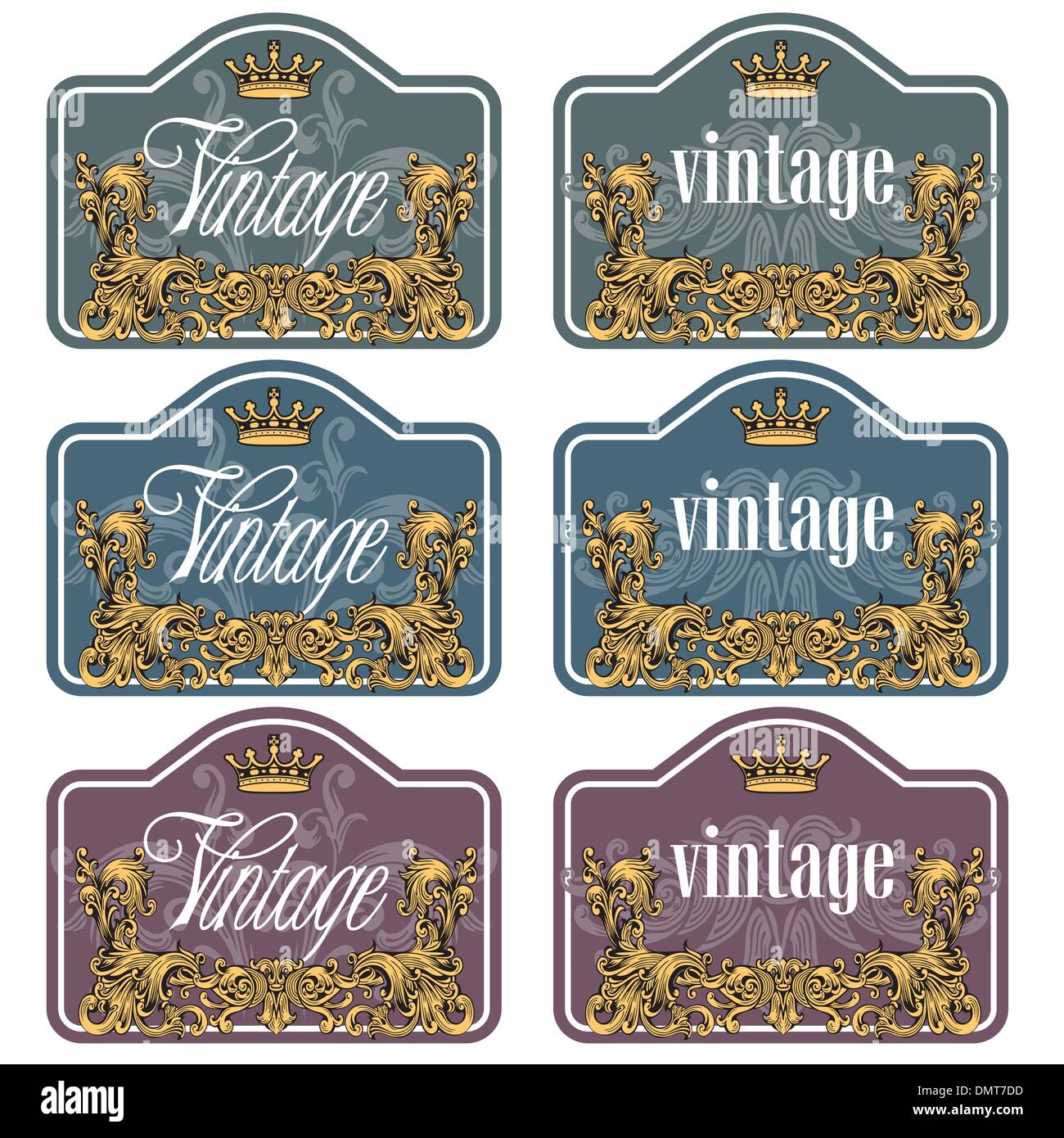 Vintage wine labels set Stock Vector Image & Art - Alamy