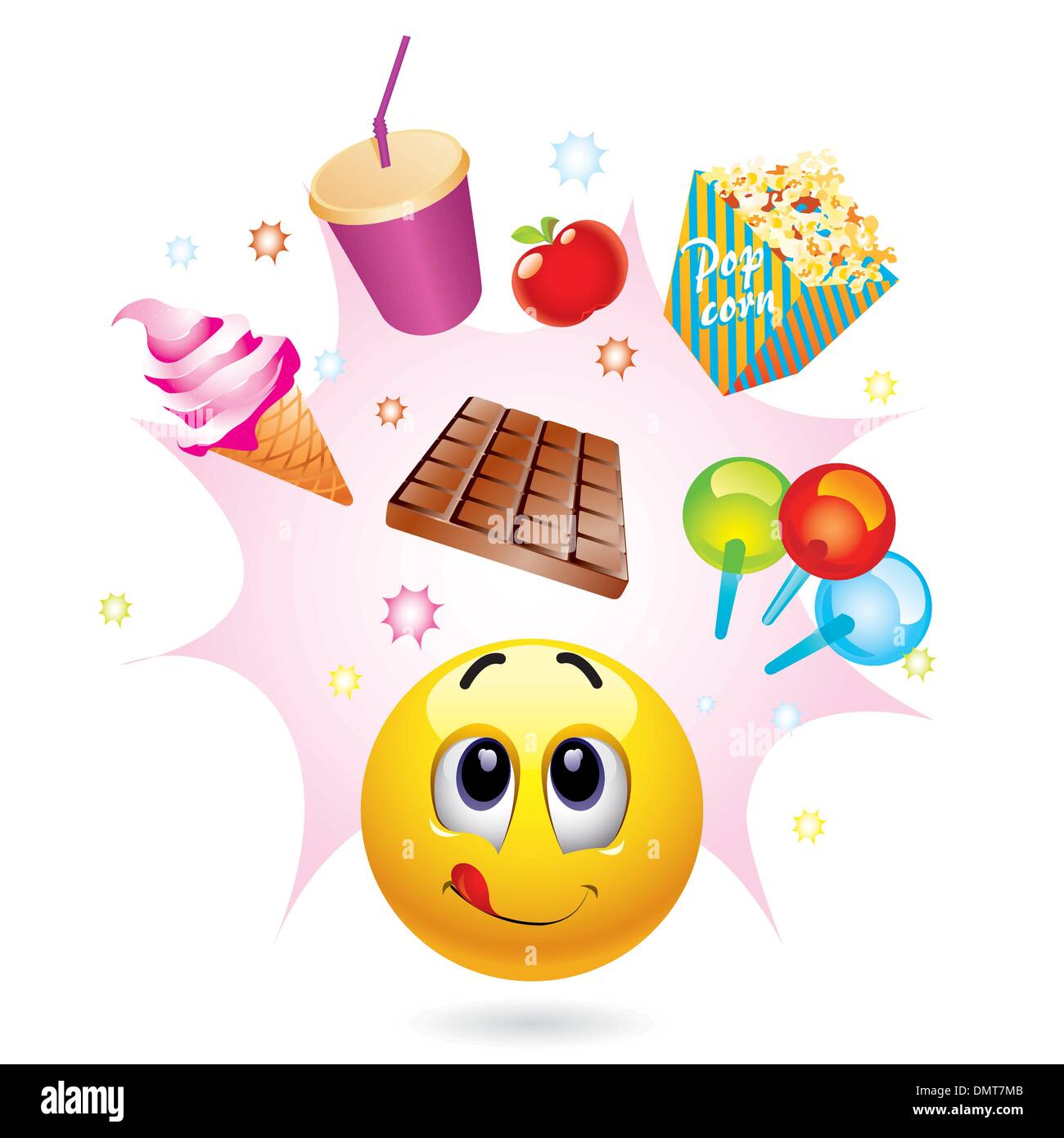 Smiley apples Stock Vector Images - Alamy