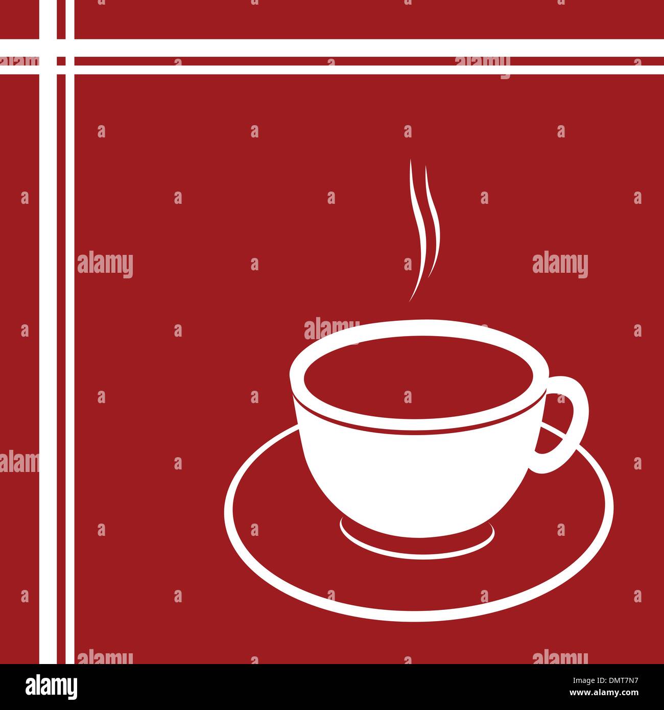 Napkin in red white Stock Vector Images - Alamy