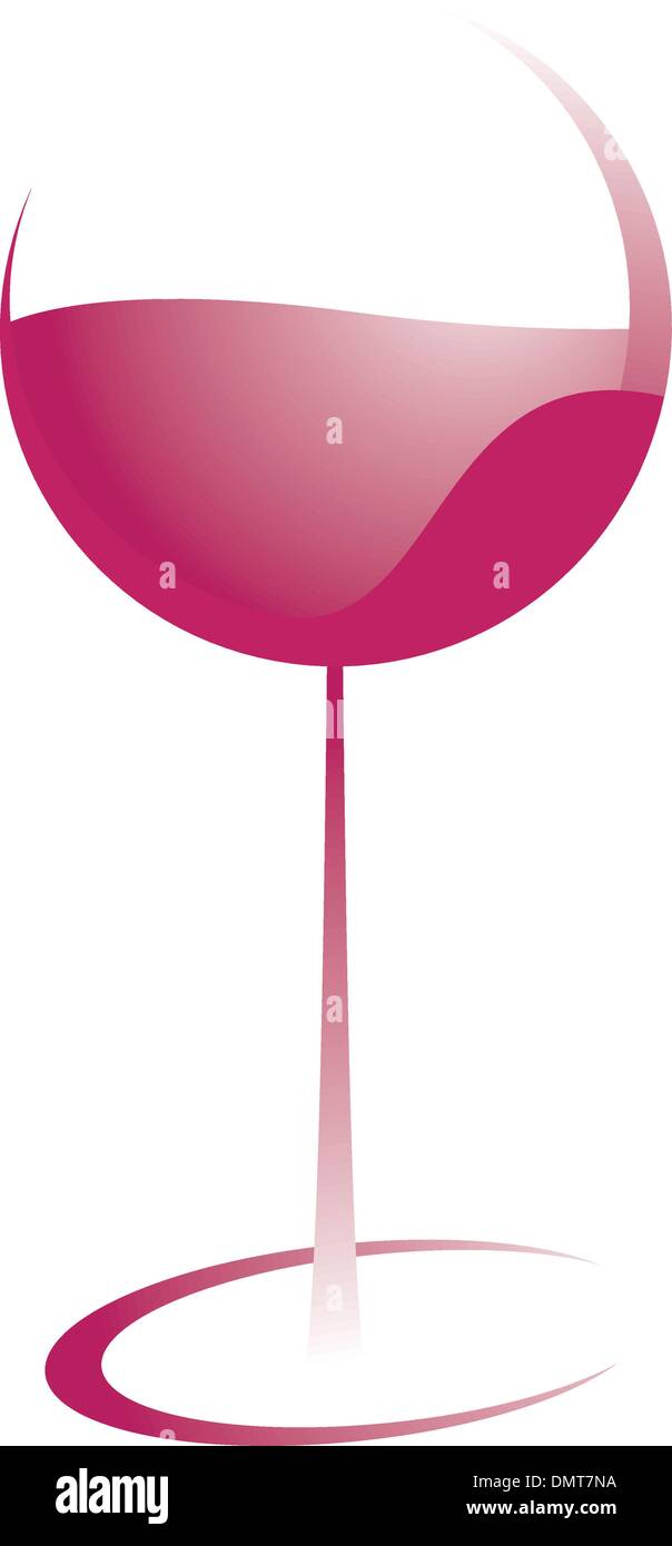 Clink red wine glasses Stock Vector Images - Alamy