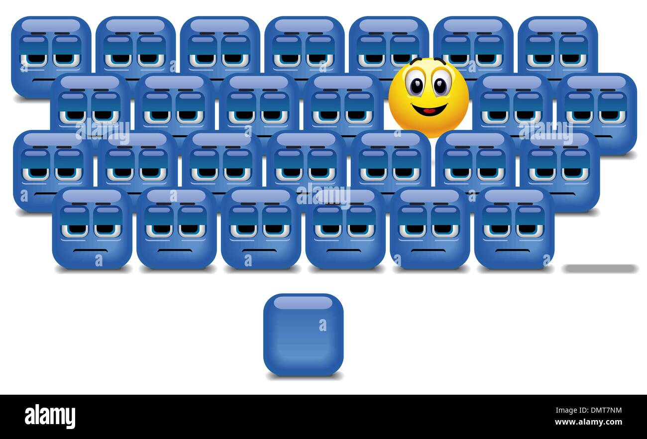 Different smileys Stock Vector Images - Alamy