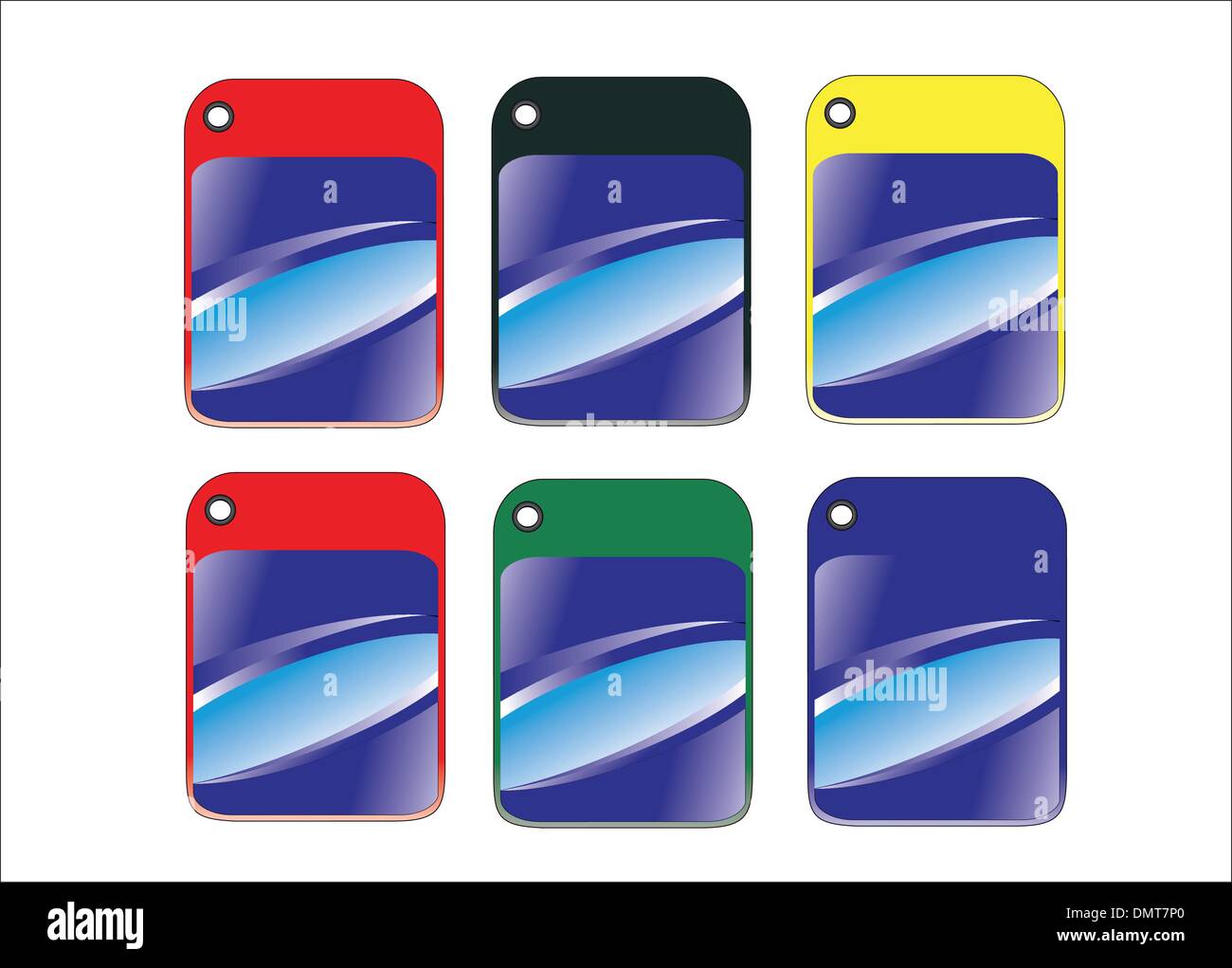 Metallic labels Cut Out Stock Images & Pictures - Alamy