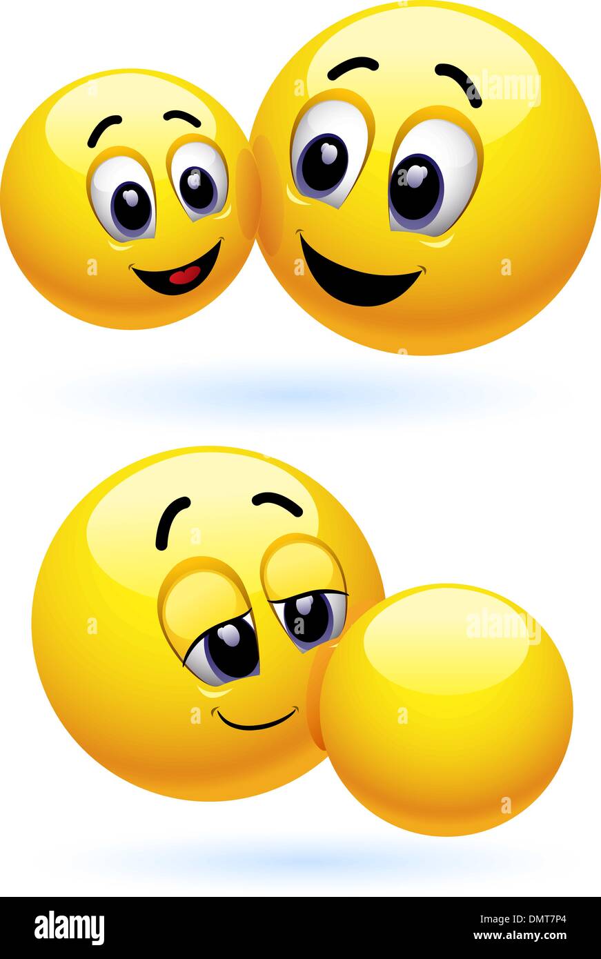 Affectionate acceptance Stock Vector Images - Alamy