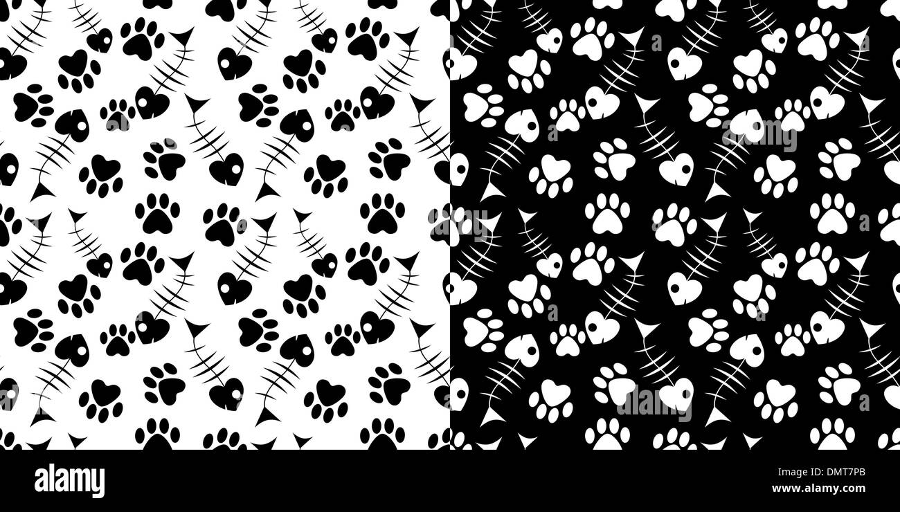 Set of seamless Black and White Stock Photos & Images - Alamy