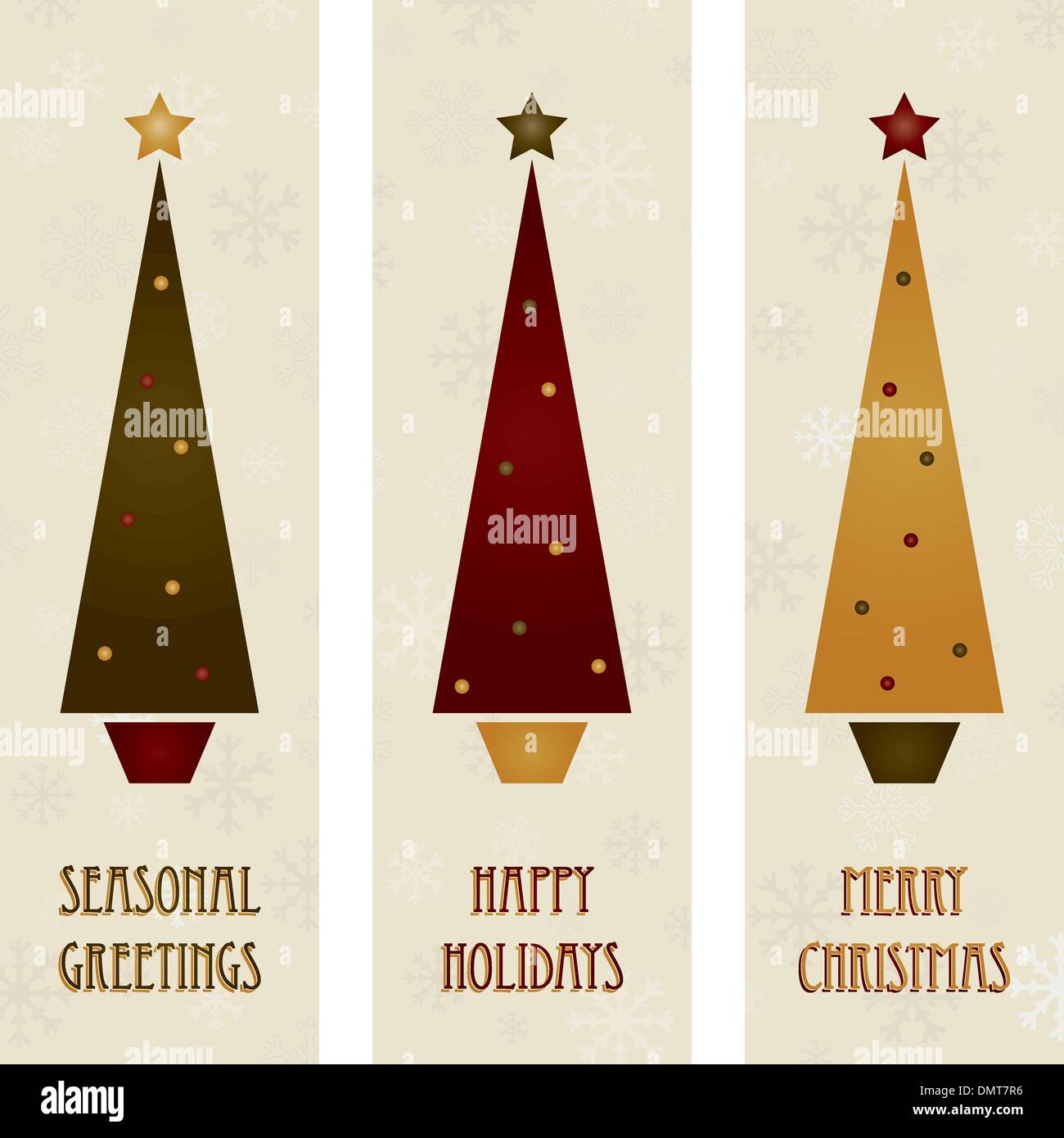 christmas tree banners Stock Vector Image & Art - Alamy