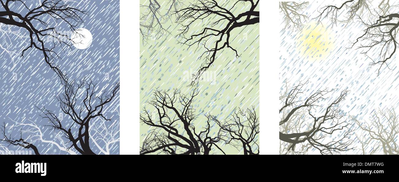 Tree and mood Stock Vector Images - Alamy