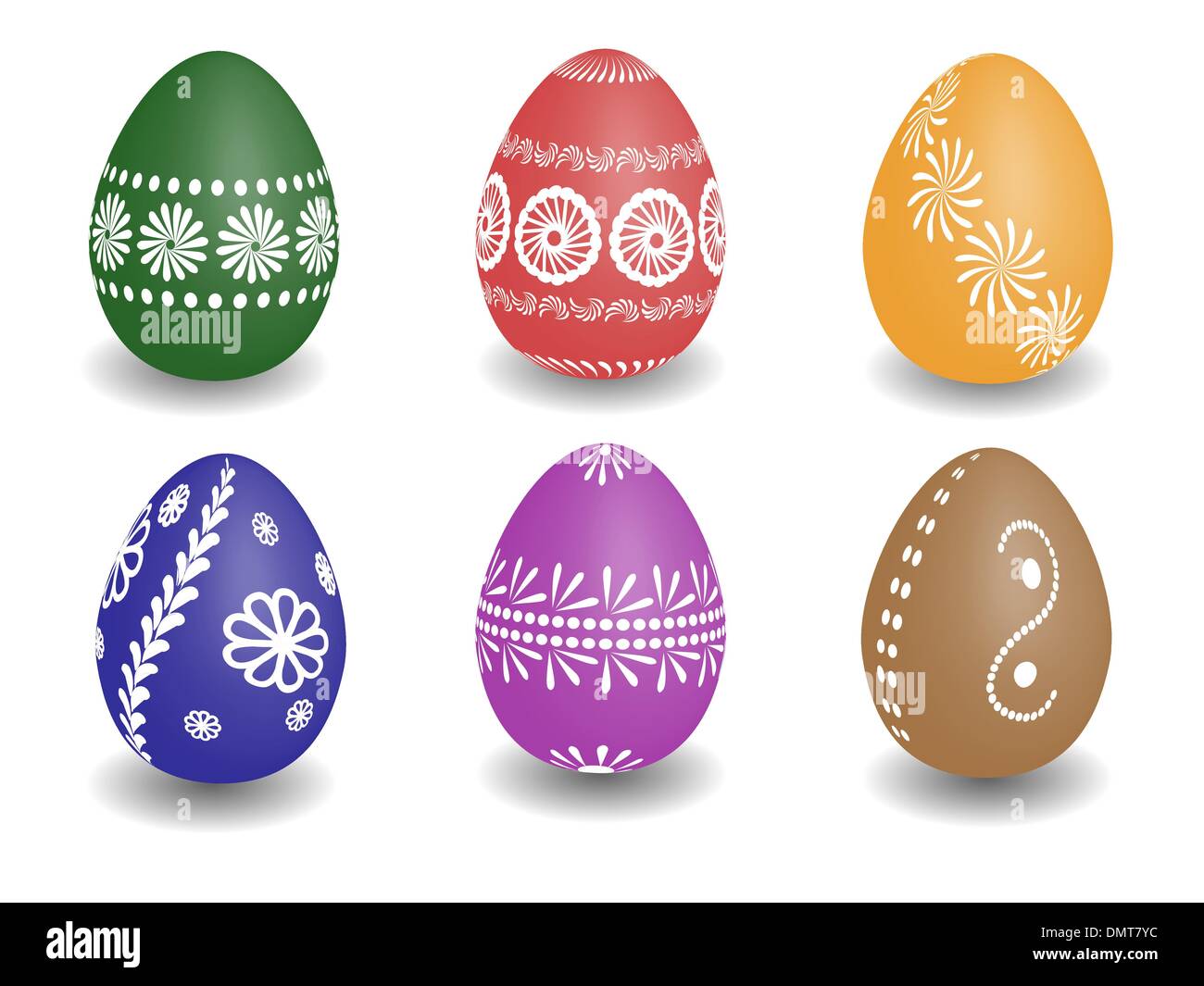 Brown red hand painted Cut Out Stock Images & Pictures - Alamy