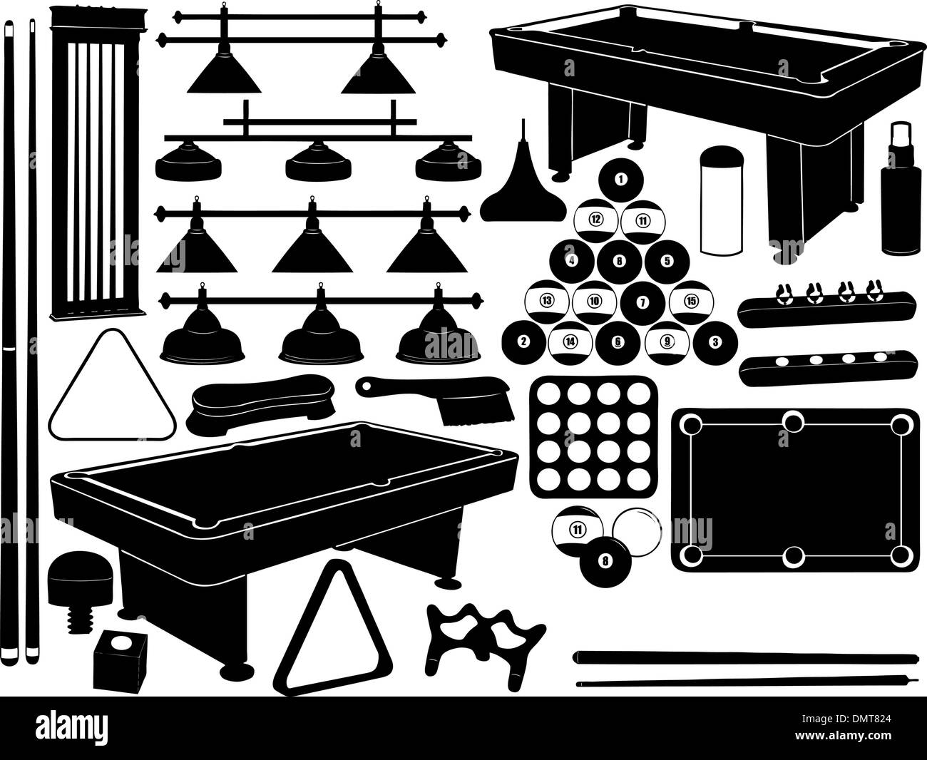 Illustration of pool equipment Stock Vector Image & Art - Alamy
