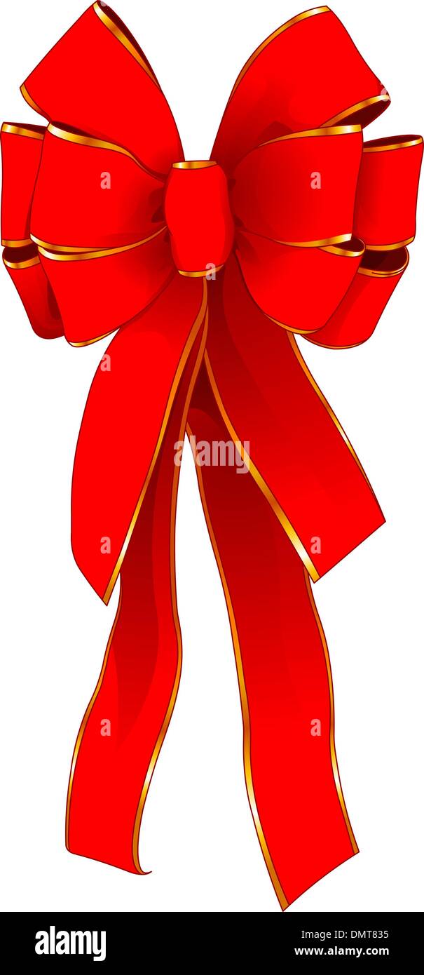 Christmas bow vector vectors hi-res stock photography and images - Alamy