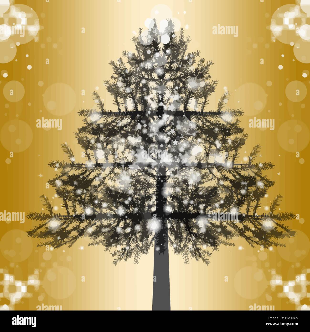 Christmas tree light style Stock Vector Images - Alamy