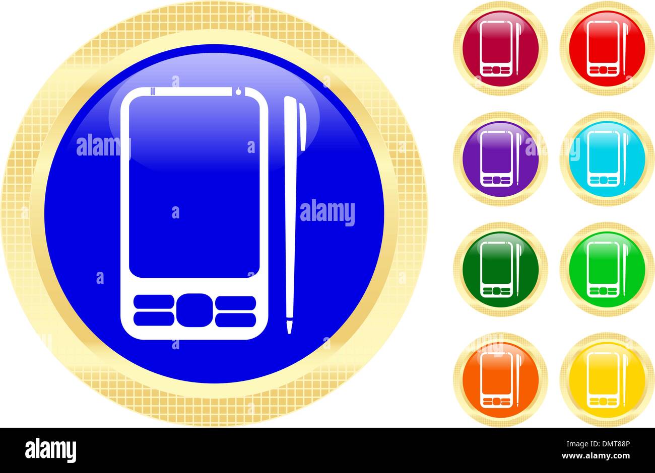 Keypad pda Stock Vector Images - Alamy