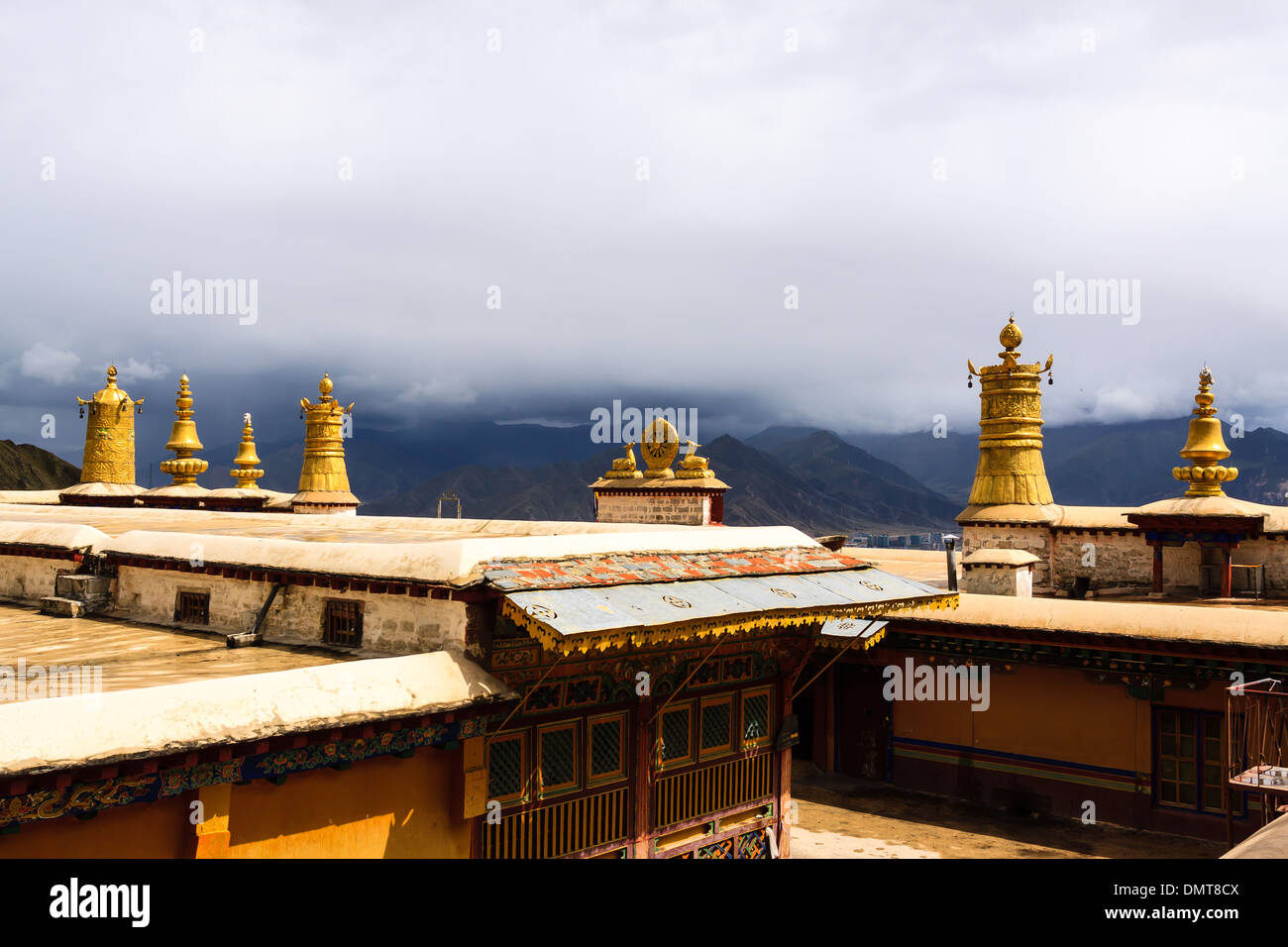 Tibetan house at Lhasa, Tibet Stock Photo - Alamy