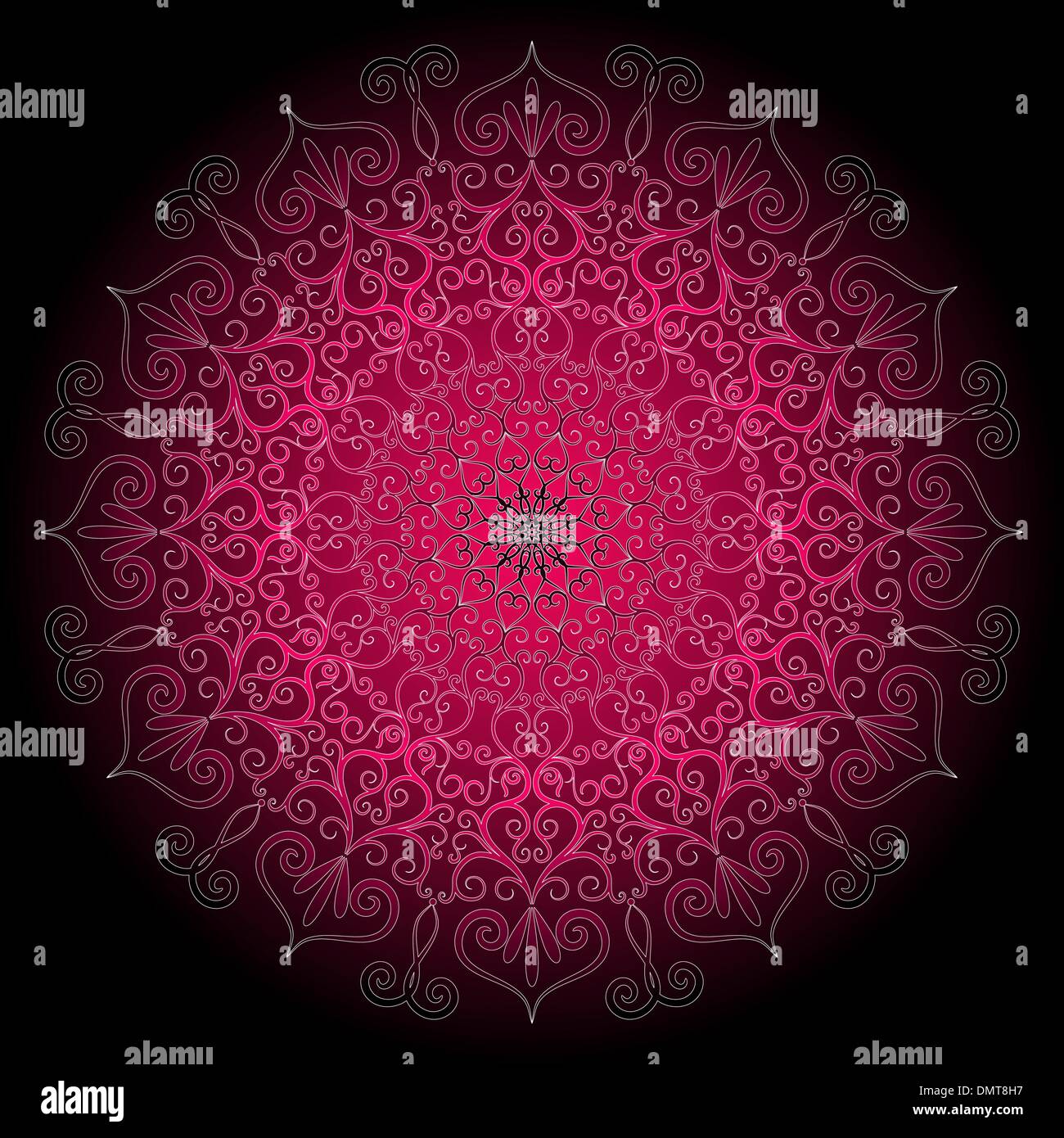 Purple round frame Stock Vector Image & Art - Alamy