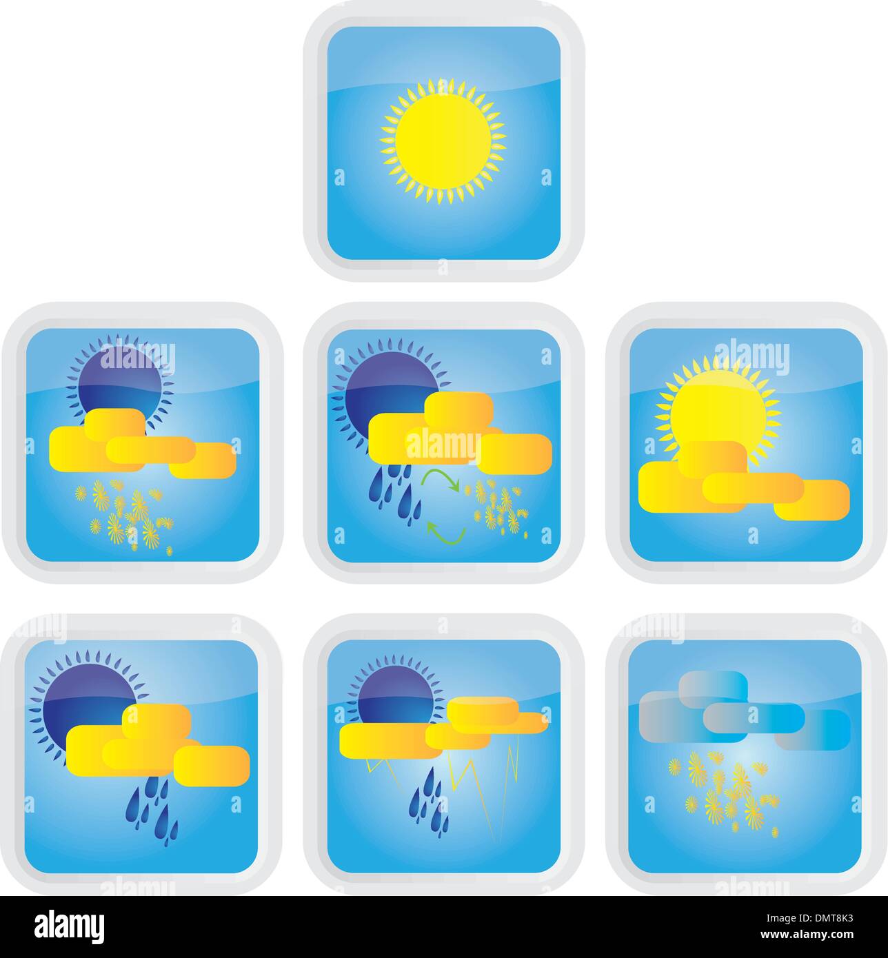 Weather and conditions Stock Vector Images - Alamy