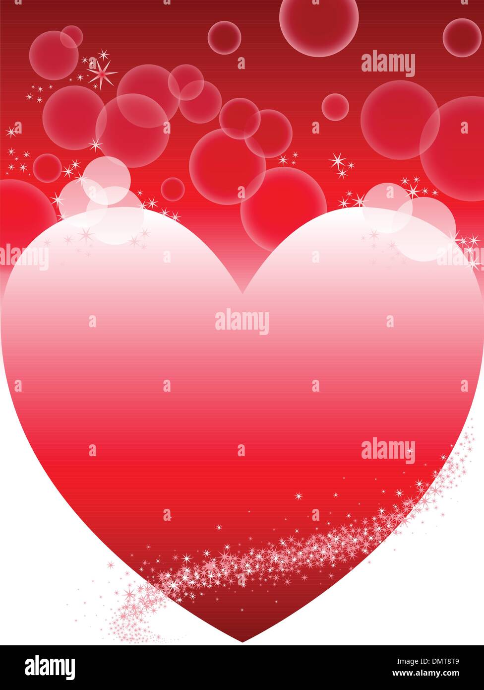 Red background with heart Stock Vector Image & Art - Alamy
