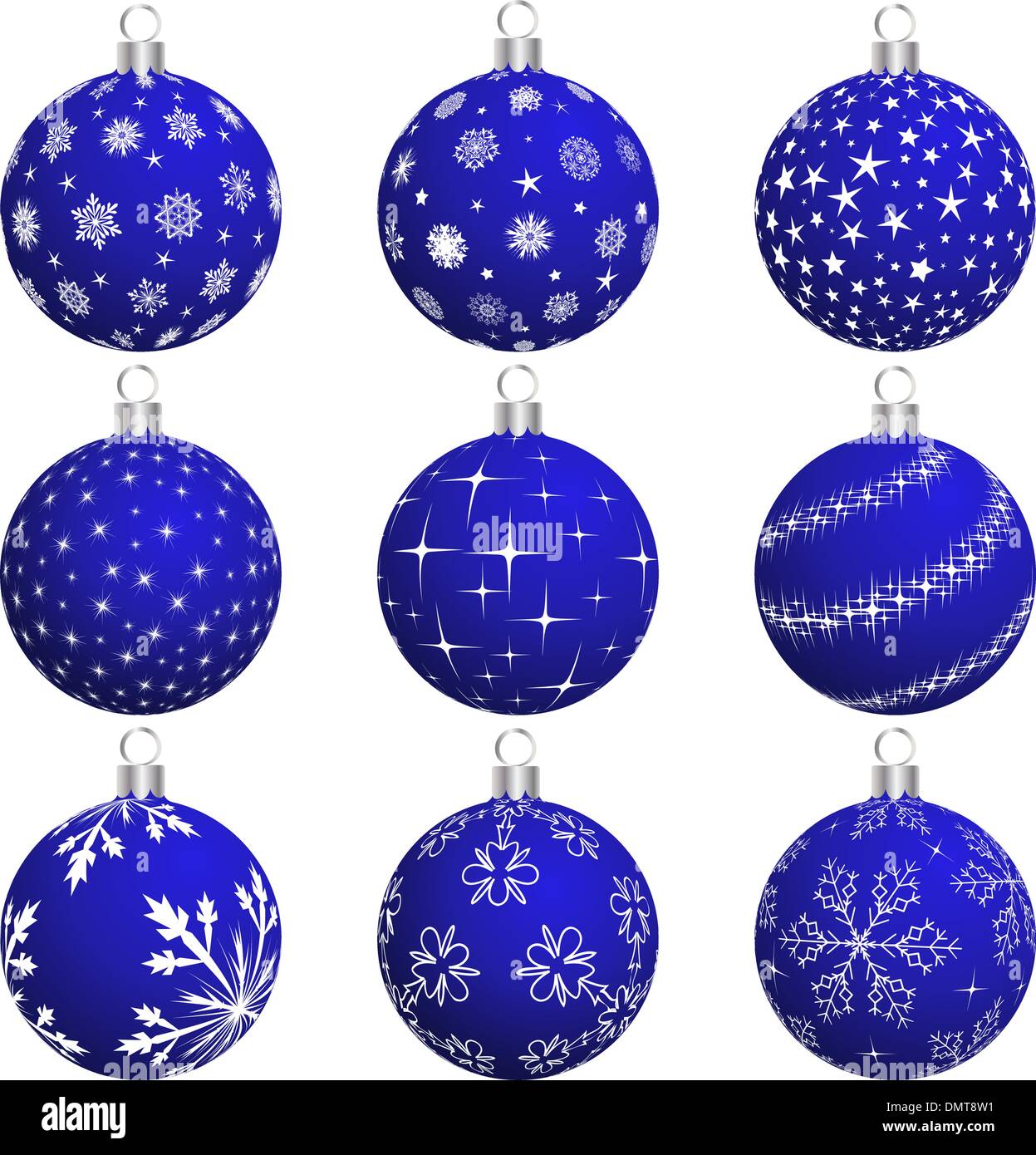 Christmas ball set gold Stock Vector Images - Alamy