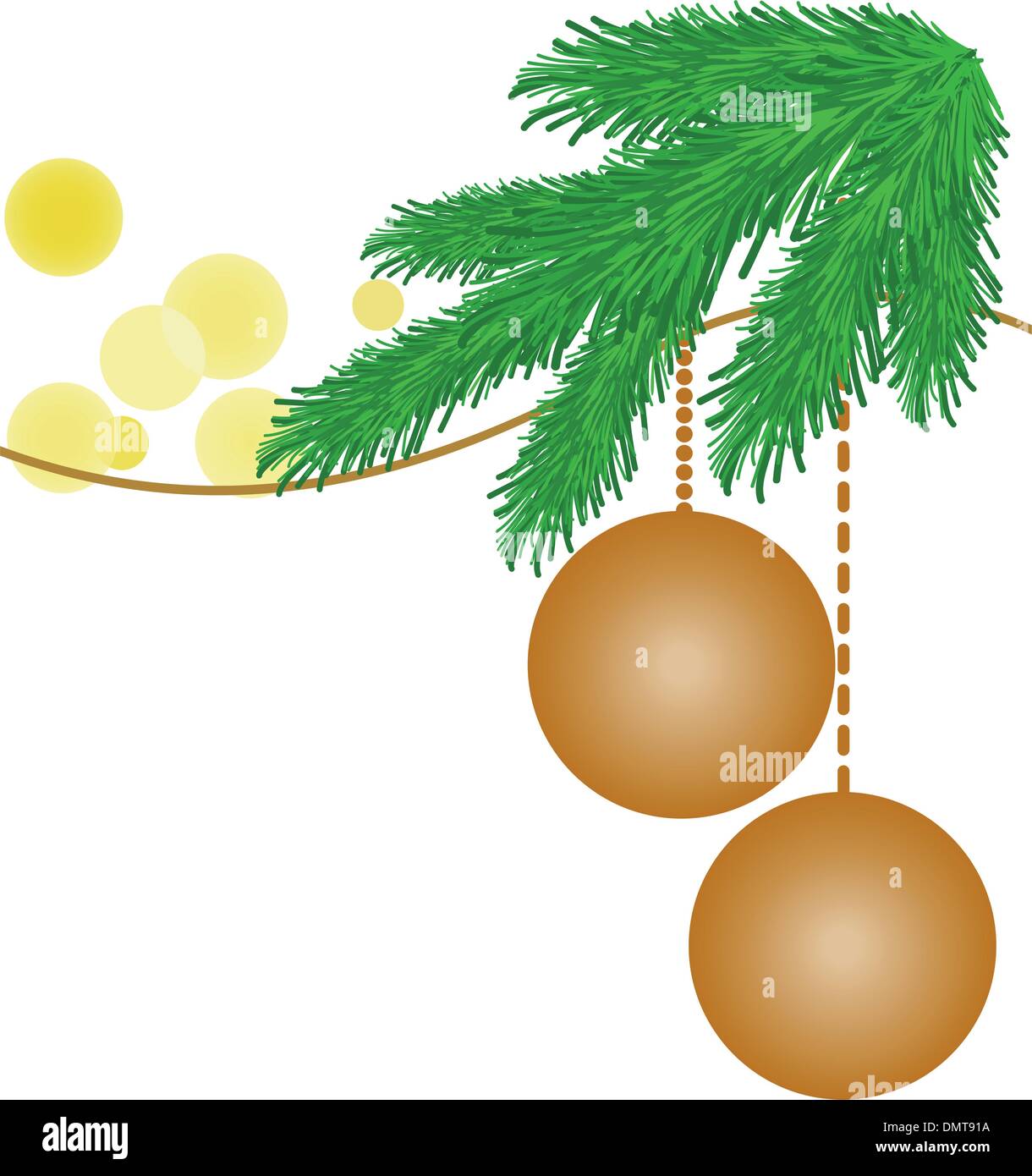 Background spruce tree branches Stock Vector Images - Alamy