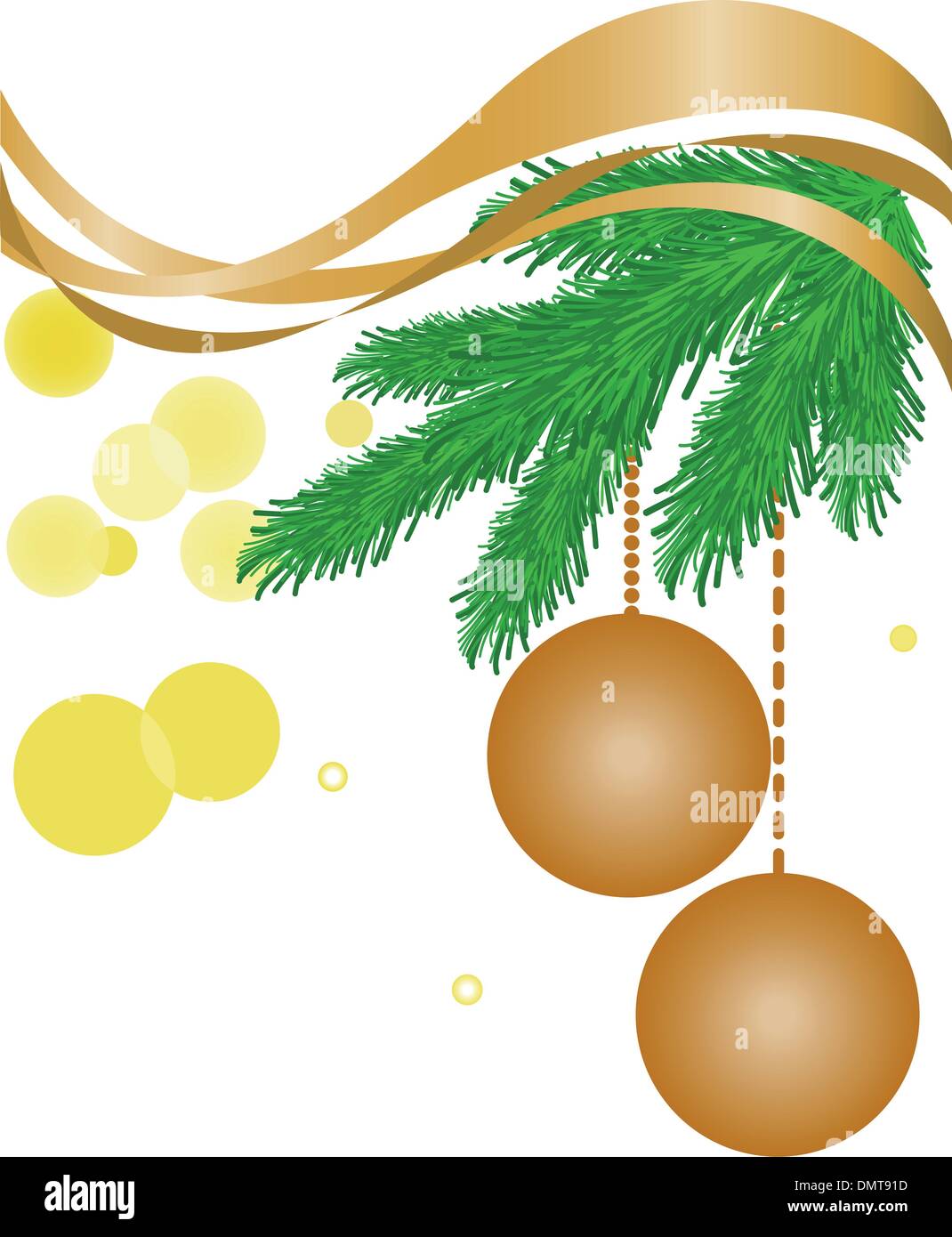 Yellow background with brown ribbons Stock Vector Image & Art - Alamy