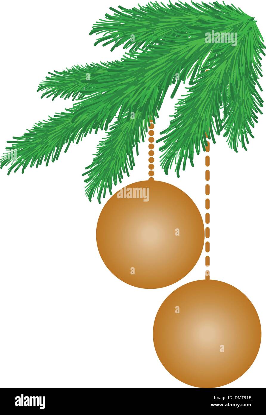 Xmas holiday background spruce Stock Vector Images - Alamy