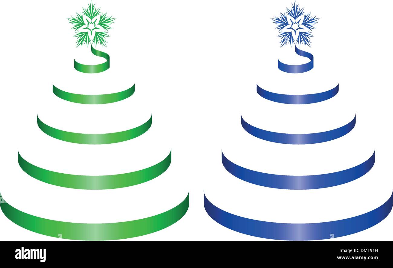 Trees snowflakes Cut Out Stock Images & Pictures - Alamy